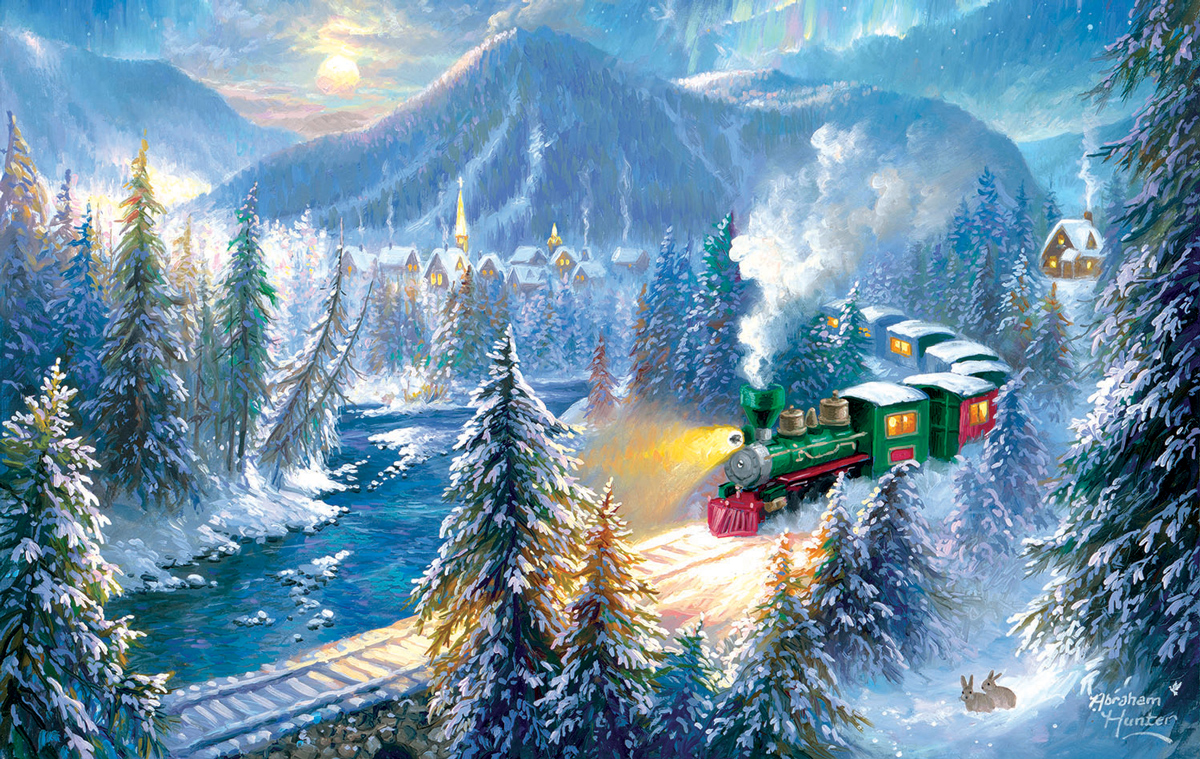Desktop Wallpaper Christmas Trains