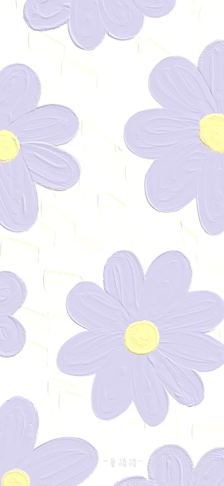 Purple Simple Cartoon Flowers Wallpapers - Wallpaper Cave