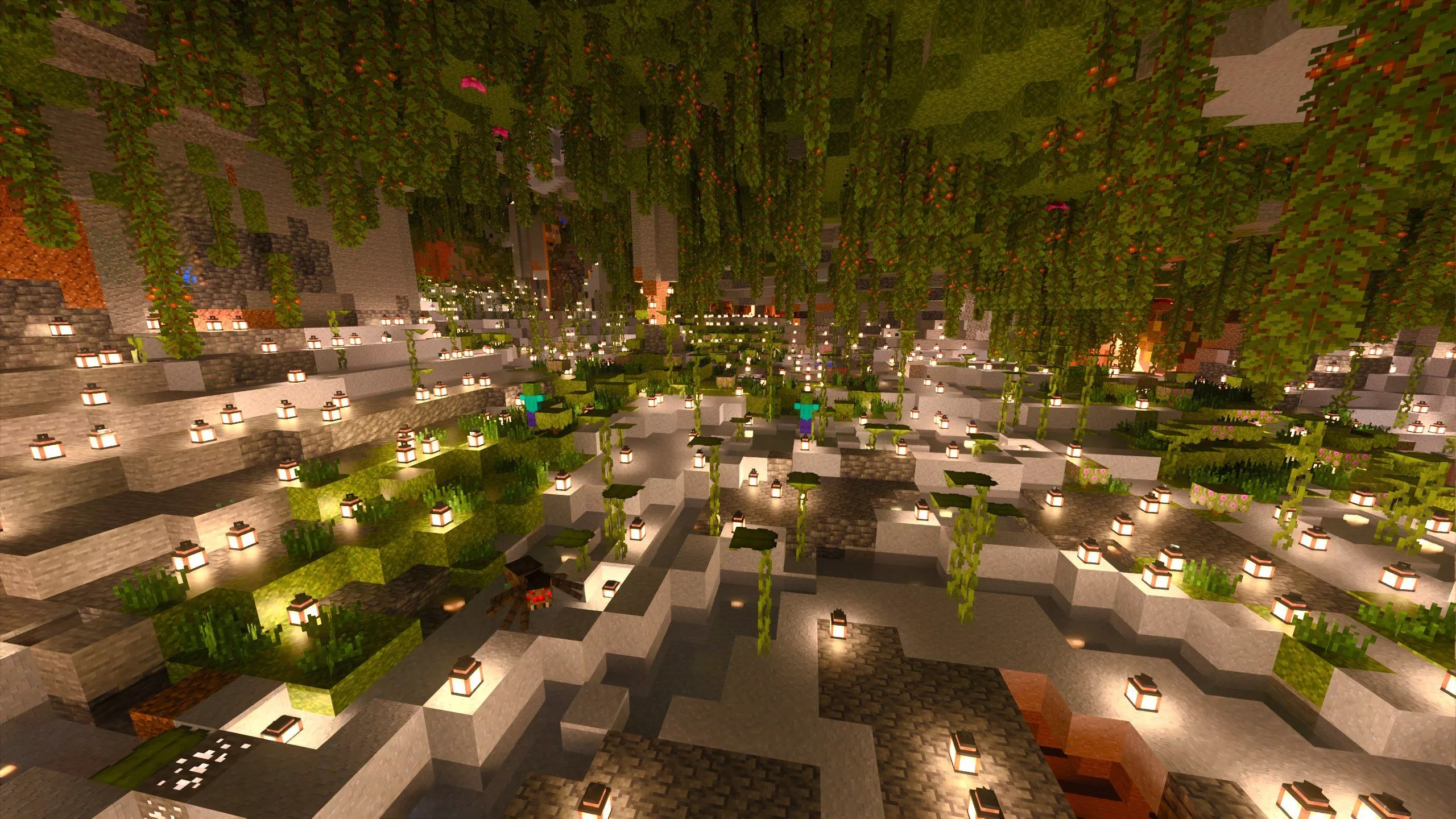 Minecraft Lush Cave Wallpapers - Wallpaper Cave