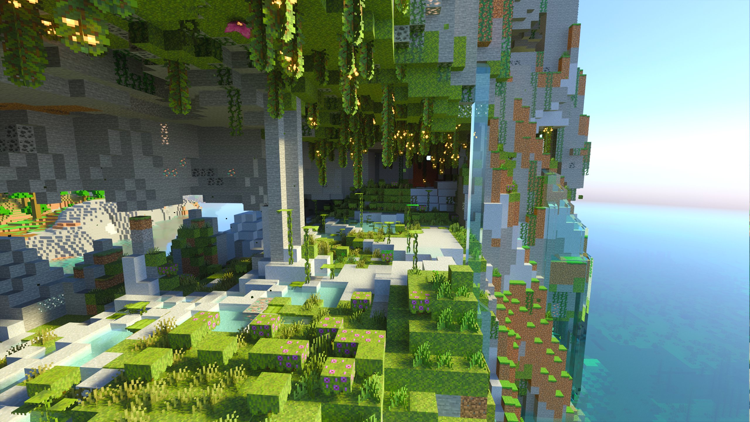 Minecraft Lush Cave Wallpapers - Wallpaper Cave