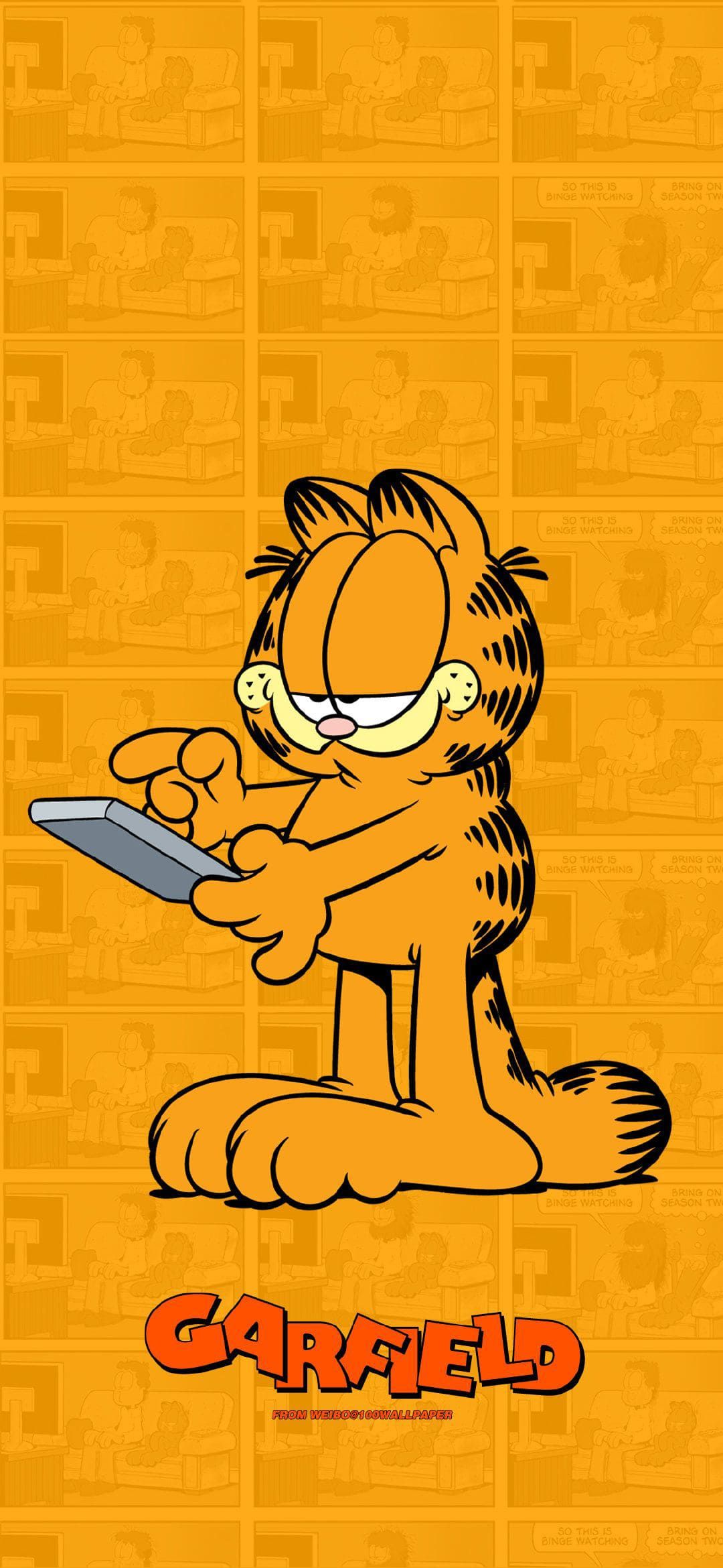 Garfield Wallpaper For Iphone Garfield 100mm Sticker Car Wall Laptop