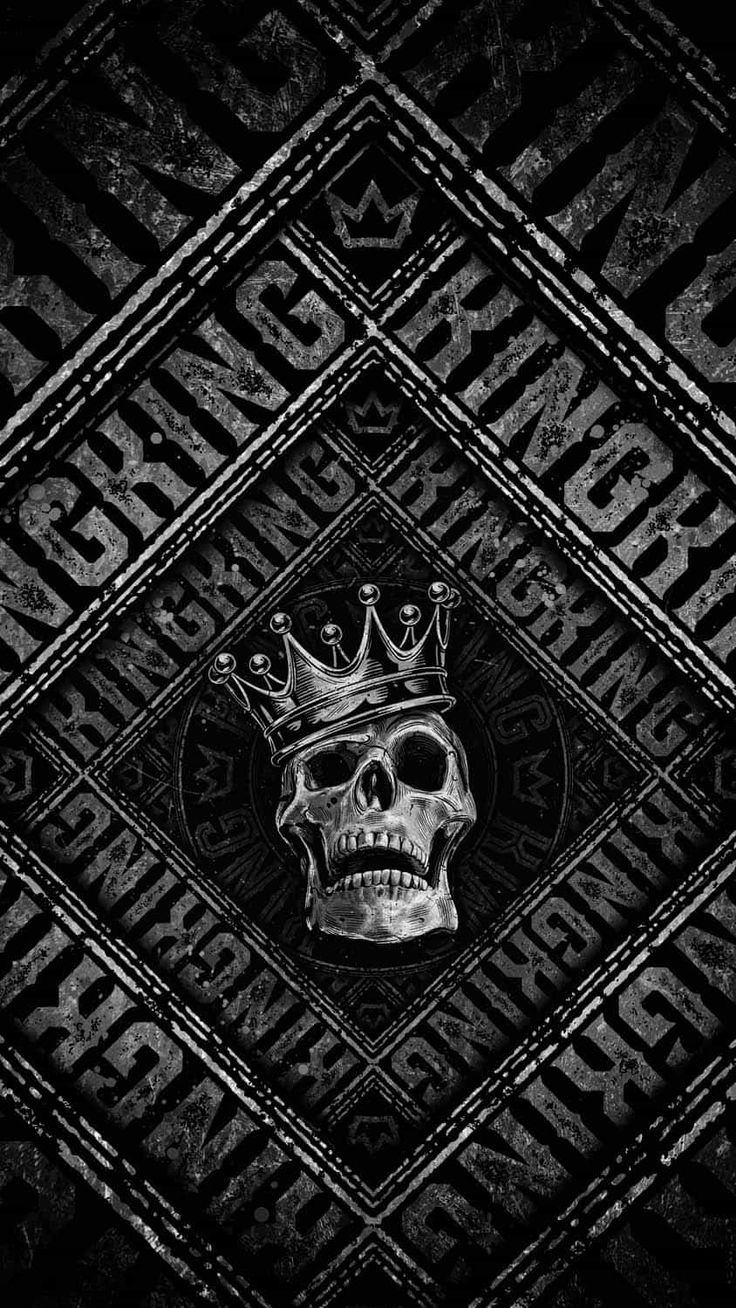 Skull With Crown Wallpapers - Wallpaper Cave