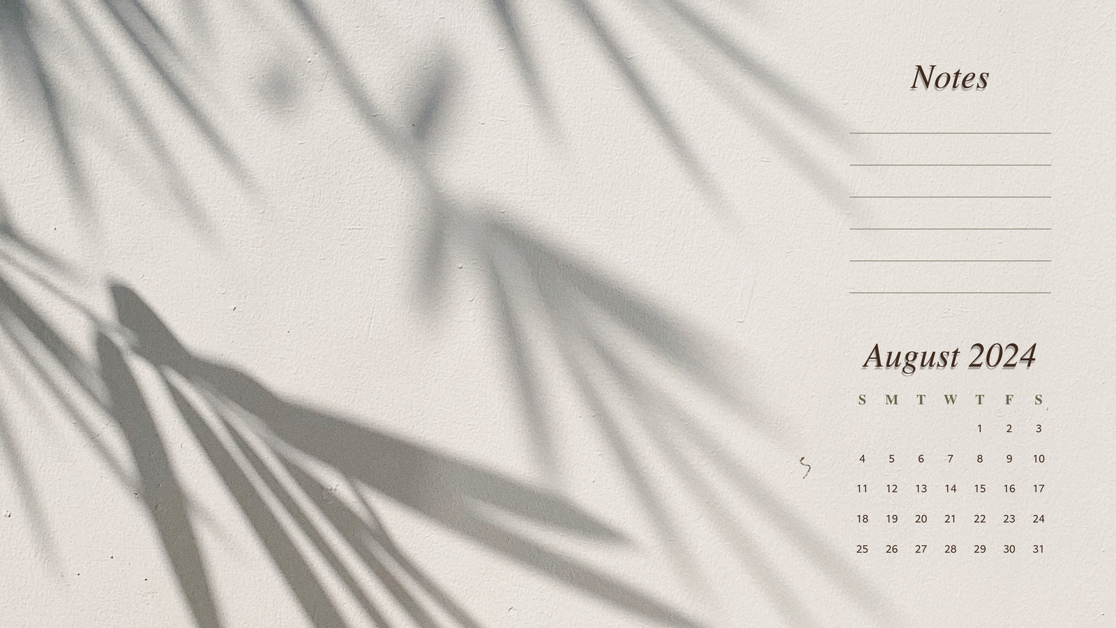 August 2024 Calendar Wallpapers - Wallpaper Cave