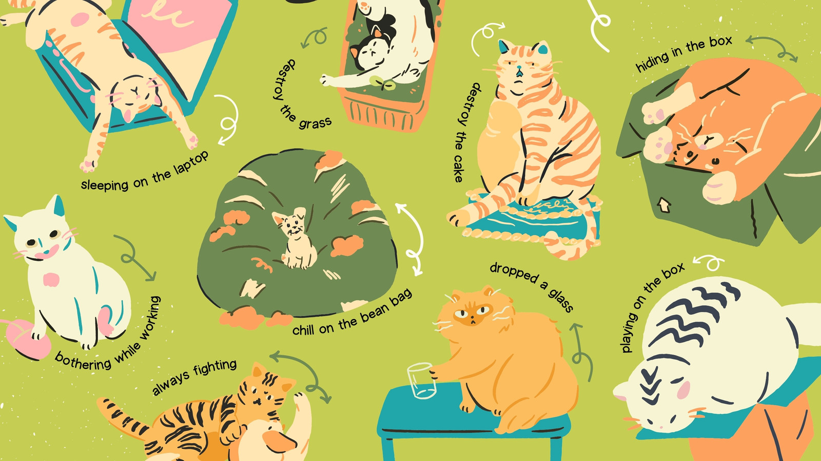 Cute Cat Laptop Wallpapers - Wallpaper Cave