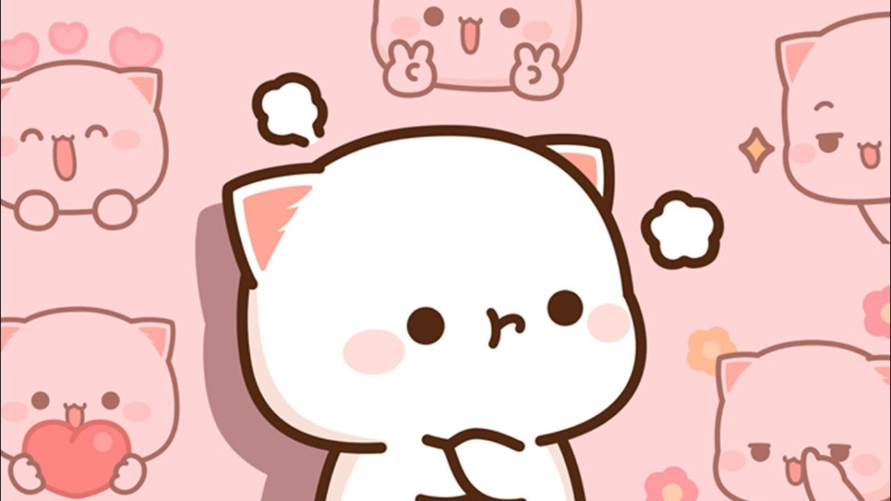 Peach Mochi Cat Wallpapers - Wallpaper Cave