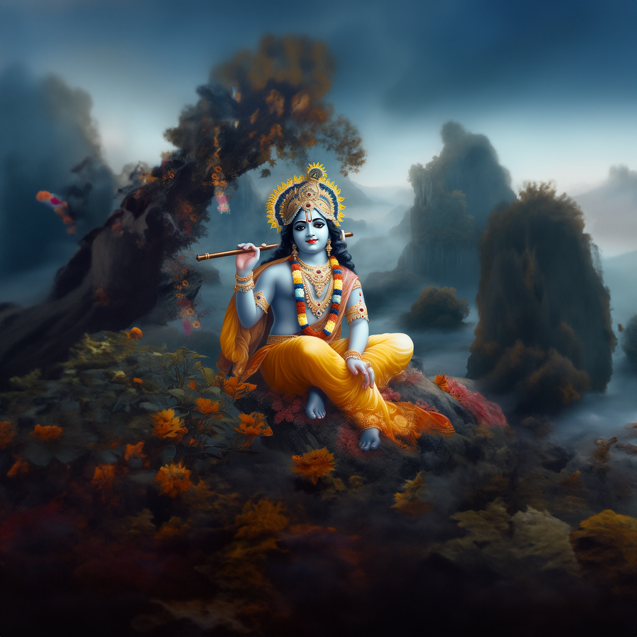 Krishna AI Wallpapers - Wallpaper Cave