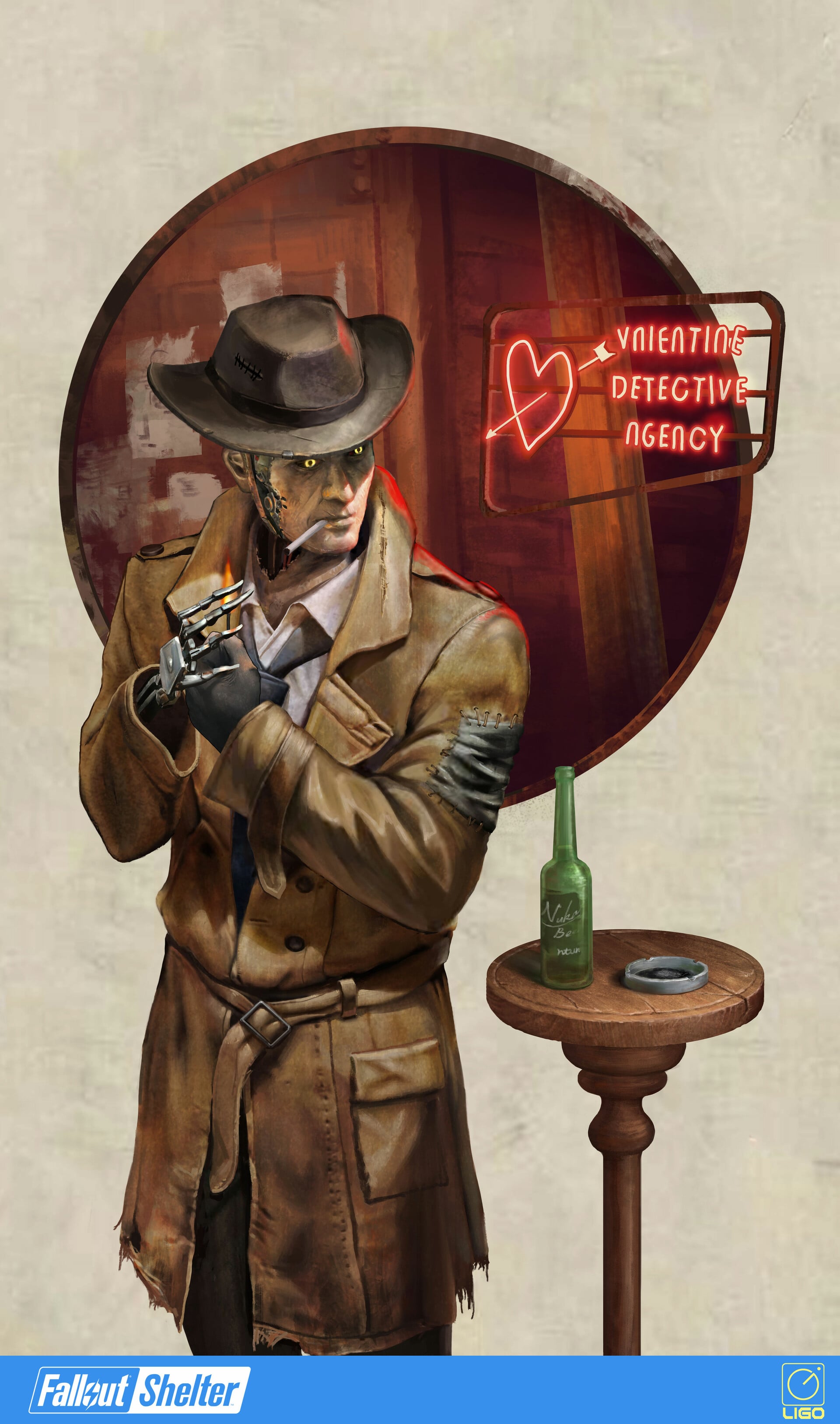 Nick Valentine Fallout 4 Wallpaper Oh Shit Not Again