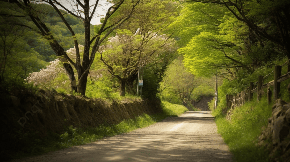 Yellow Spring Road Wallpapers - Wallpaper Cave