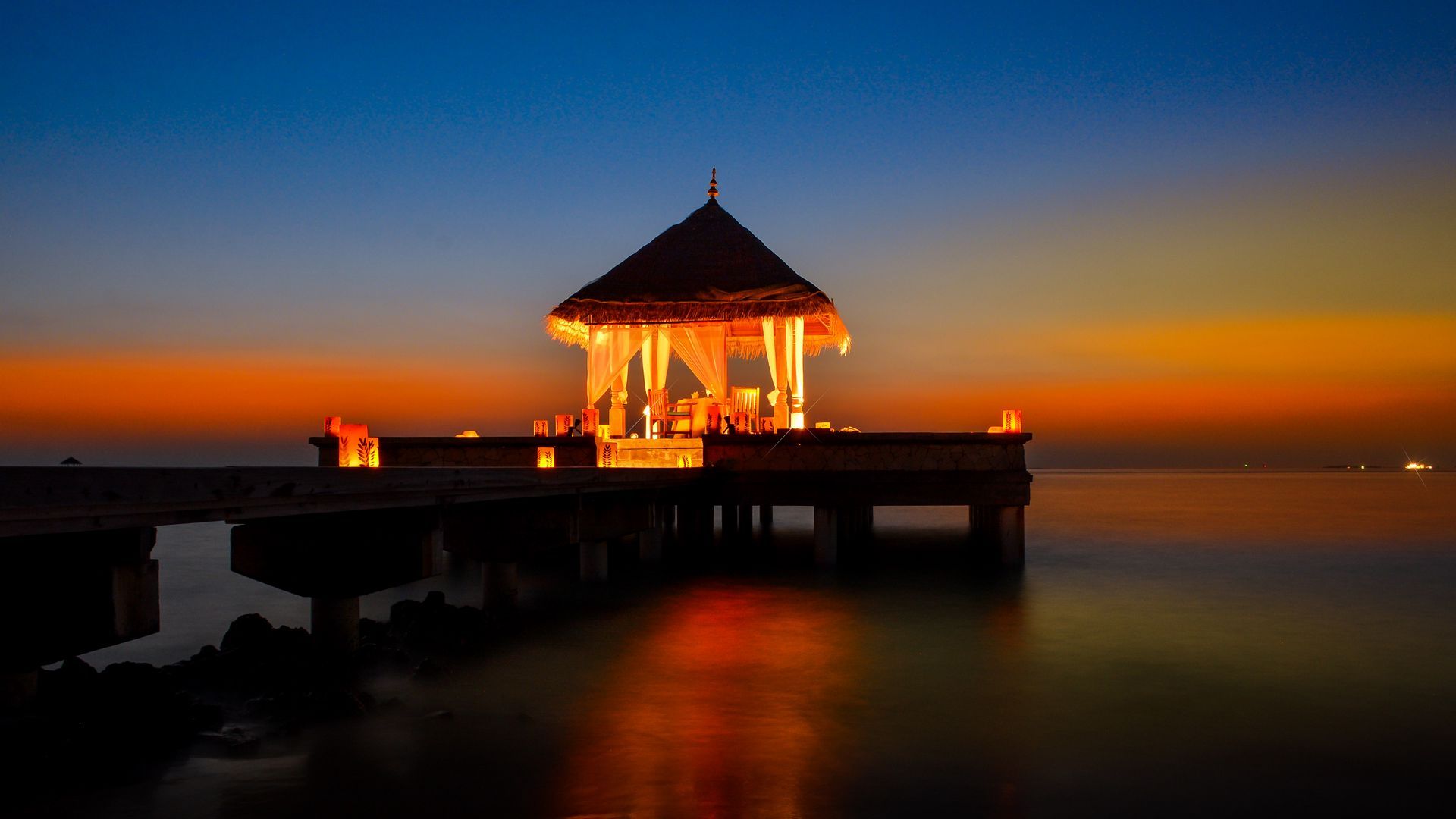 Gazebo Sunset Wallpapers - Wallpaper Cave