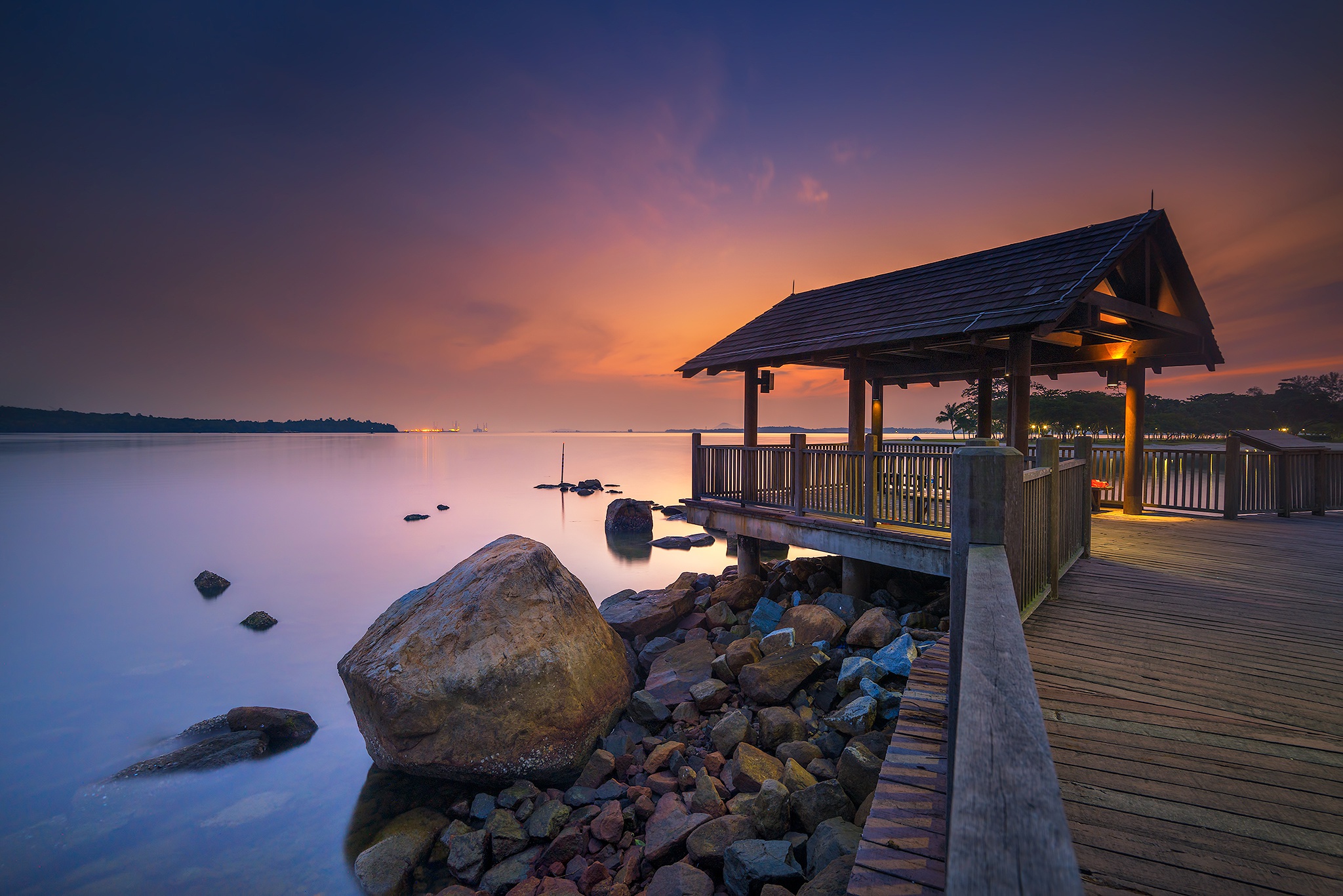 Gazebo Sunset Wallpapers - Wallpaper Cave