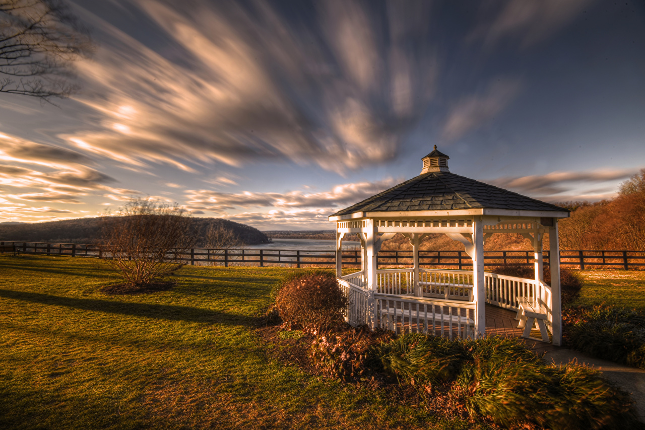 Gazebo Sunset Wallpapers - Wallpaper Cave