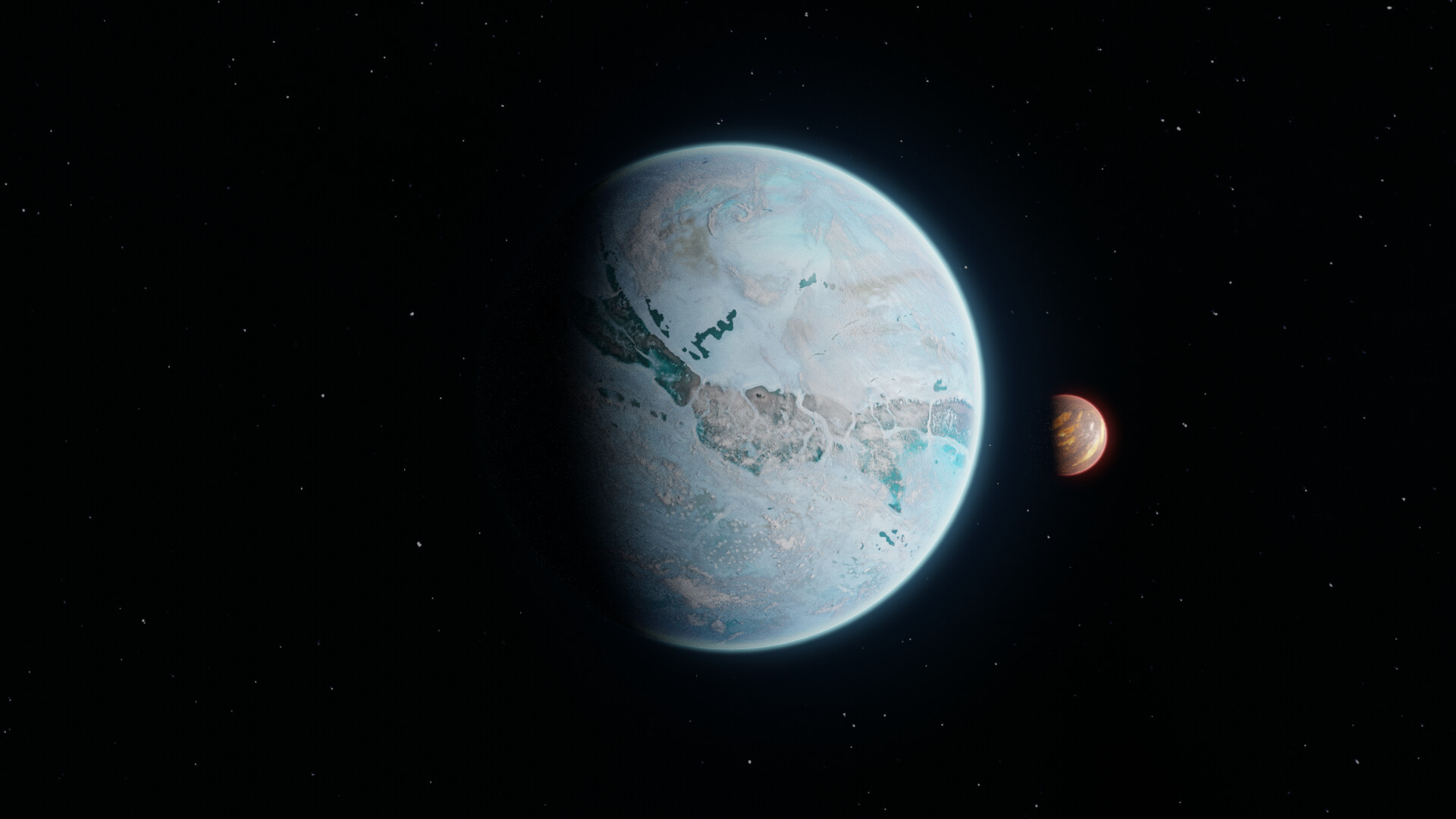 Kepler 22b Wallpaper ArtStation Kepler 22 B