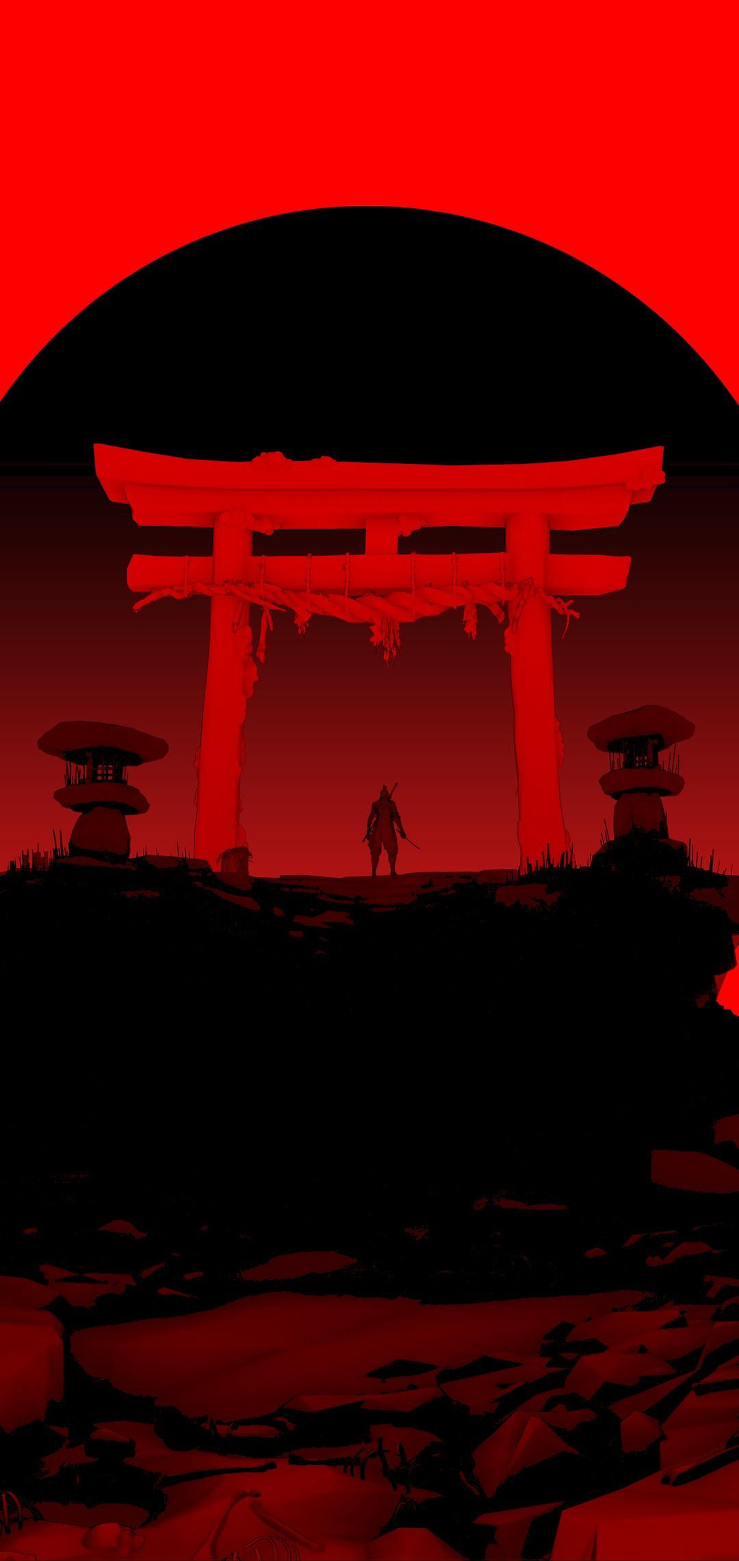 Red Black Samurai Wallpapers - Wallpaper Cave
