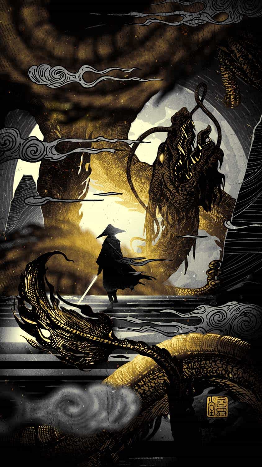 Samurai Vs Dragon Wallpapers - Wallpaper Cave