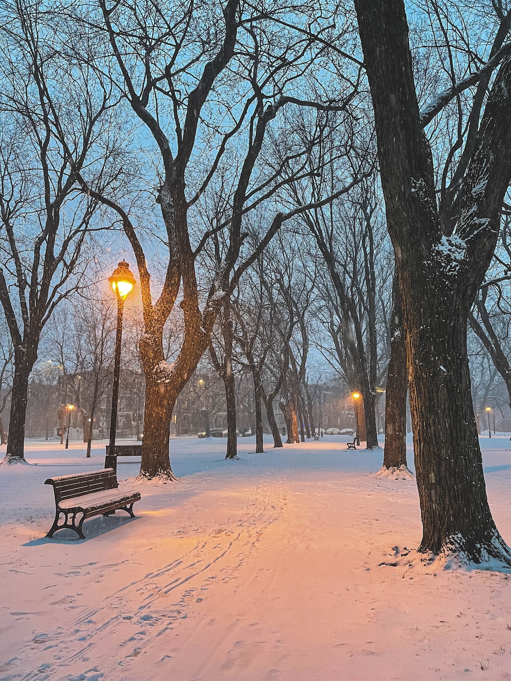 Snowy Bench Wallpapers - Wallpaper Cave