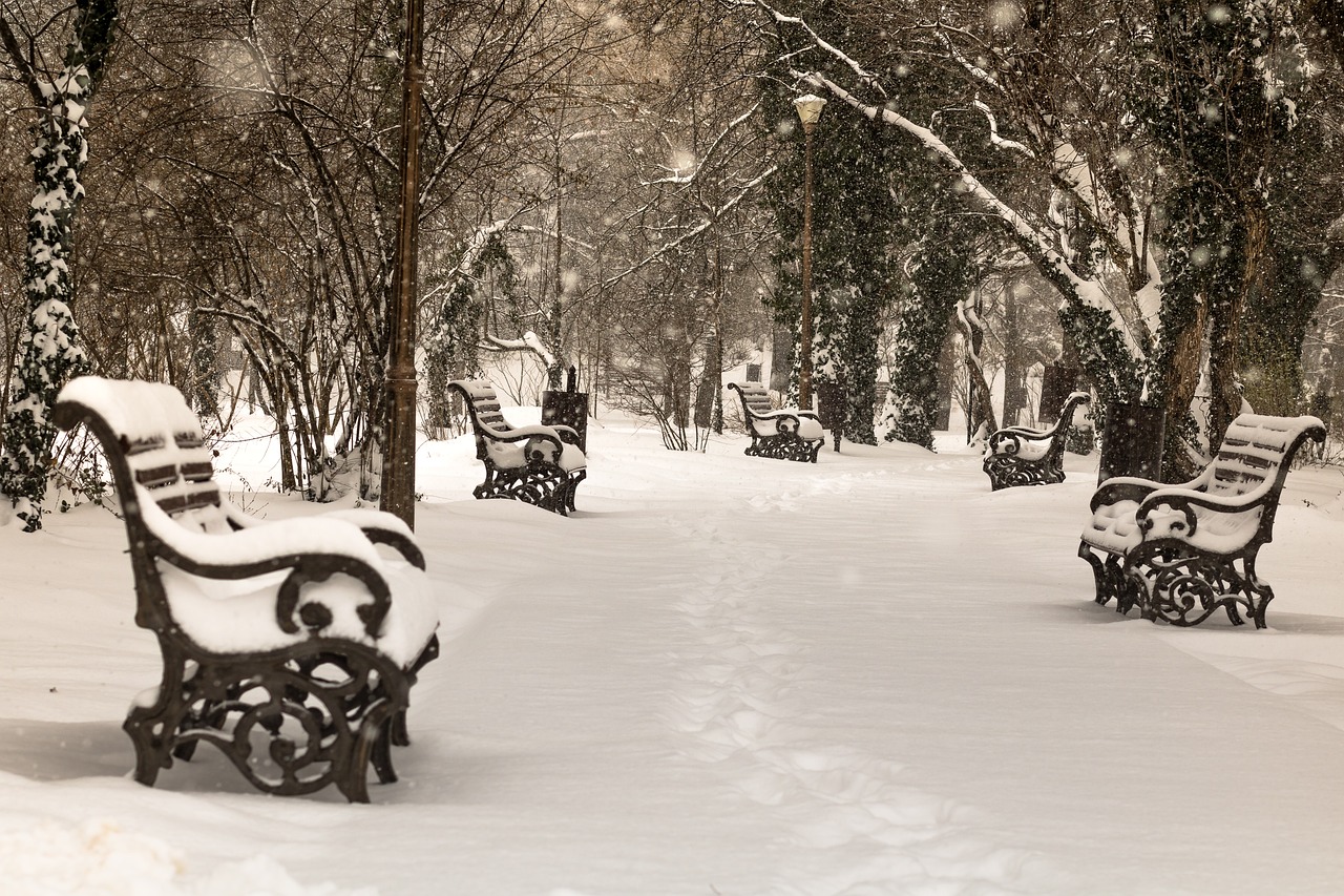 Snowy Bench Wallpapers - Wallpaper Cave