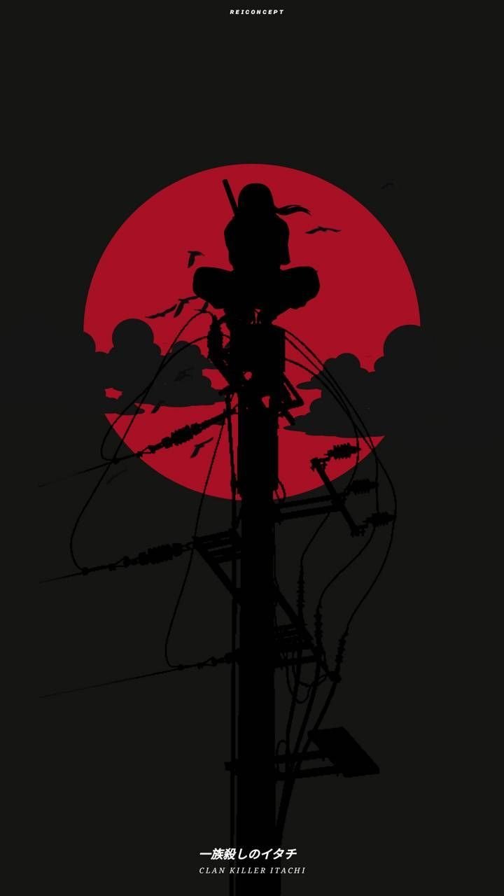 Itachi Red Moon Wallpapers - Wallpaper Cave