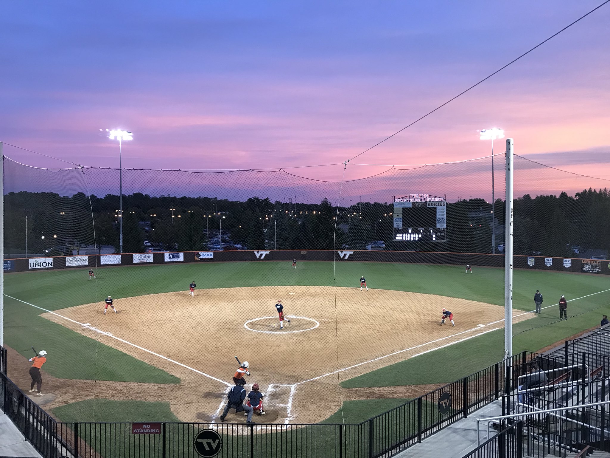 Softball Sunset Background at Albert Jarman blog