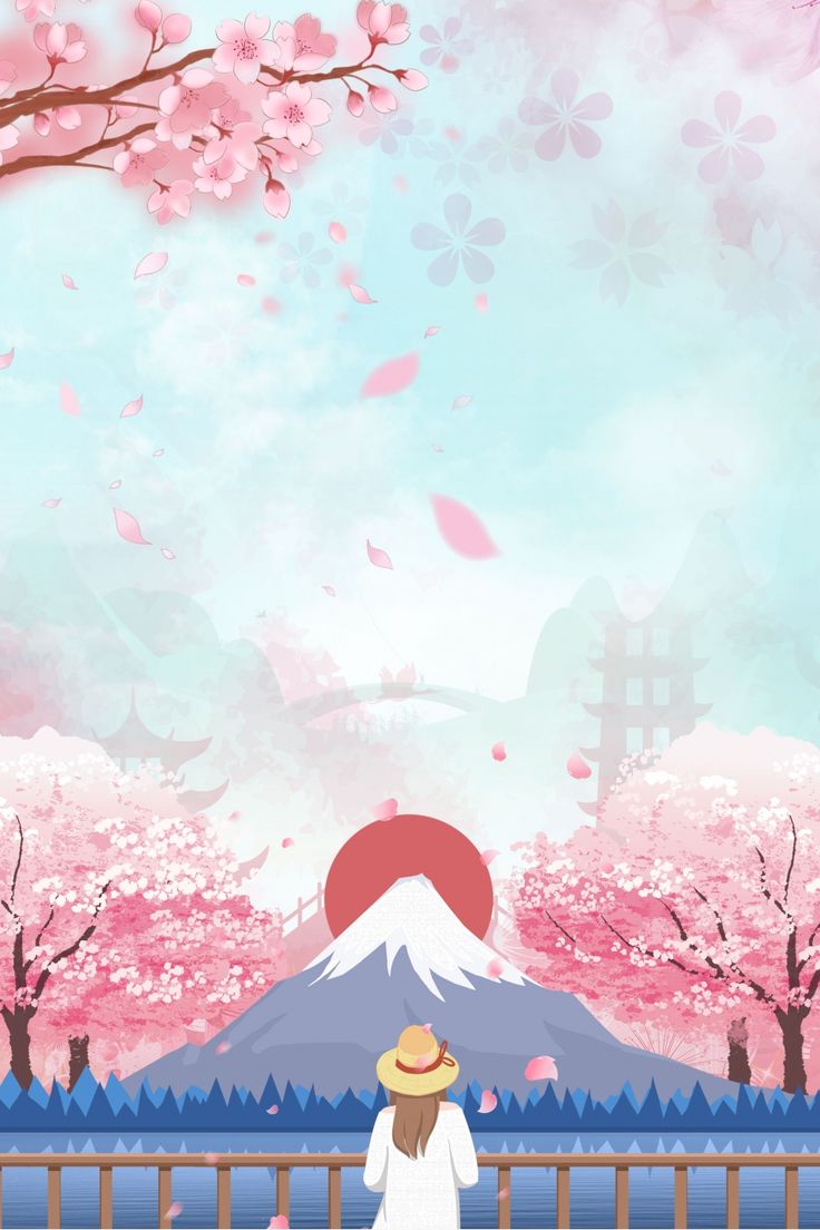 Japanese Spring Art Wallpapers - Wallpaper Cave