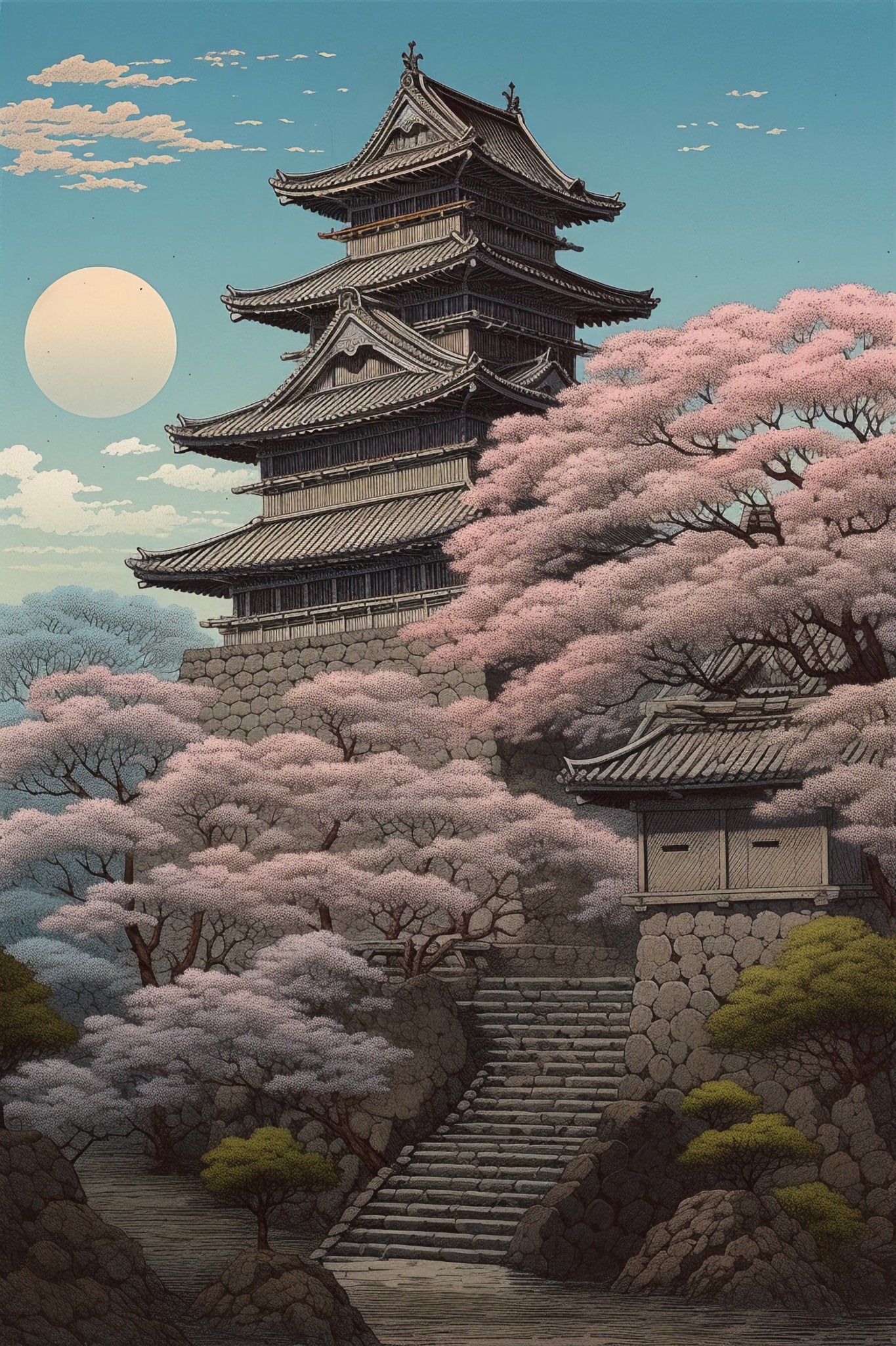 Japanese Spring Art Wallpapers - Wallpaper Cave