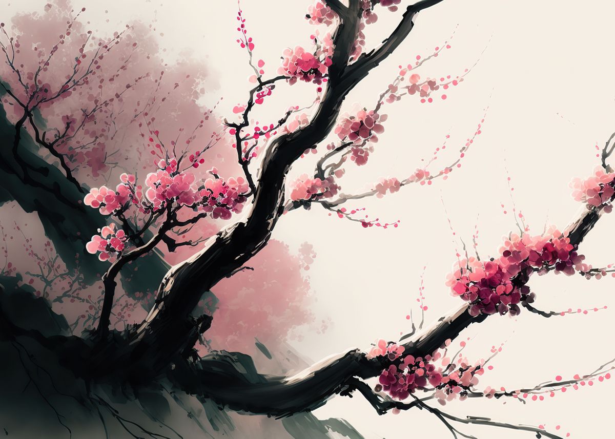 Japanese Spring Art Wallpapers - Wallpaper Cave