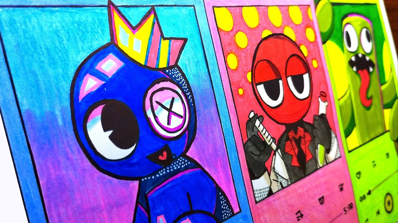 Red Rainbow Friends Wallpapers - Wallpaper Cave