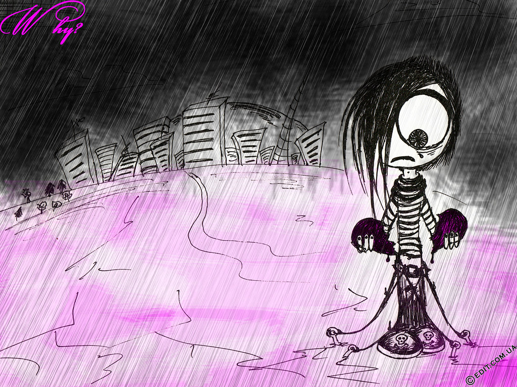 Emo Drawing Wallpapers - Wallpaper Cave