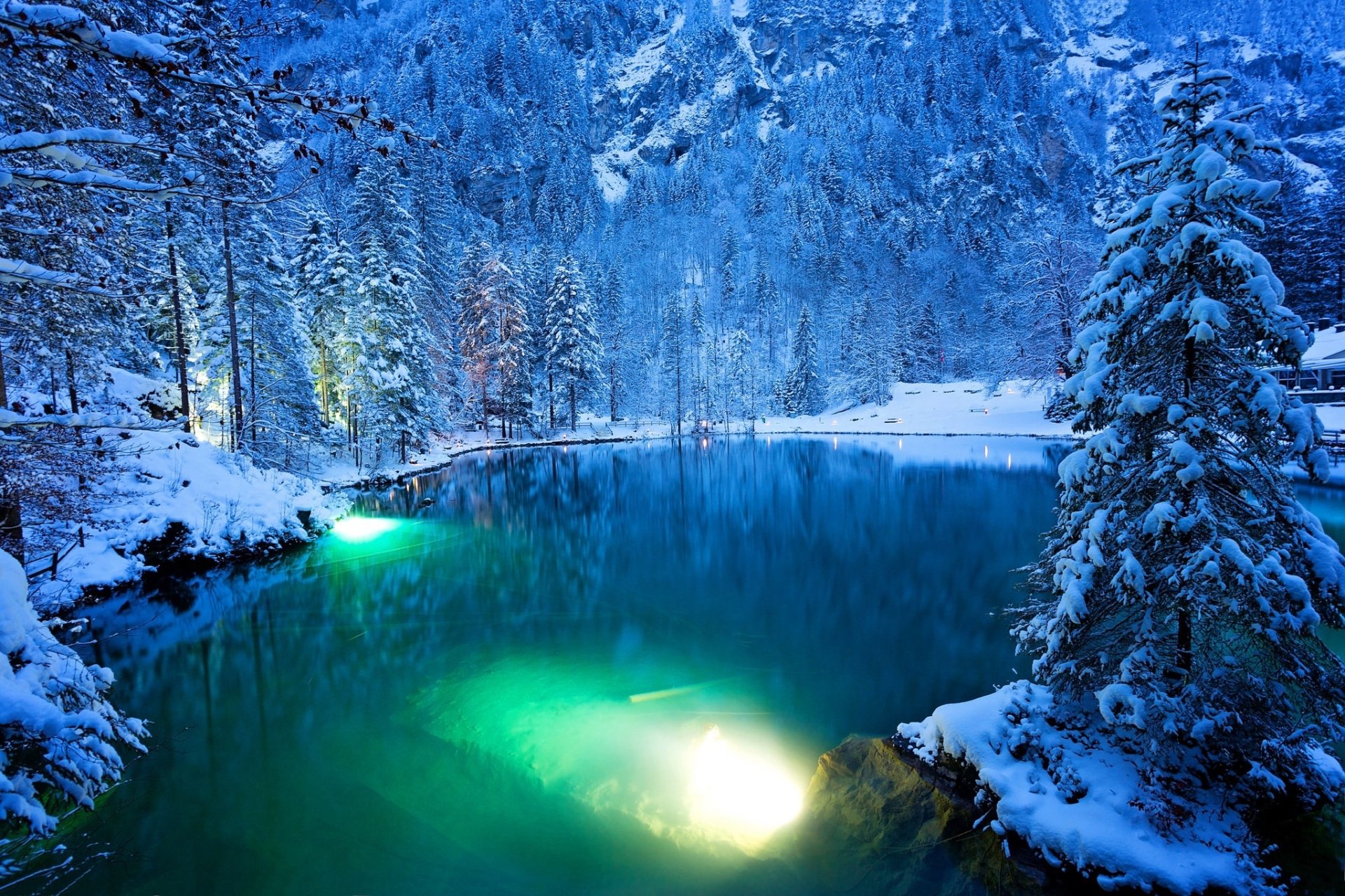 Blue Winter Lake Wallpapers - Wallpaper Cave