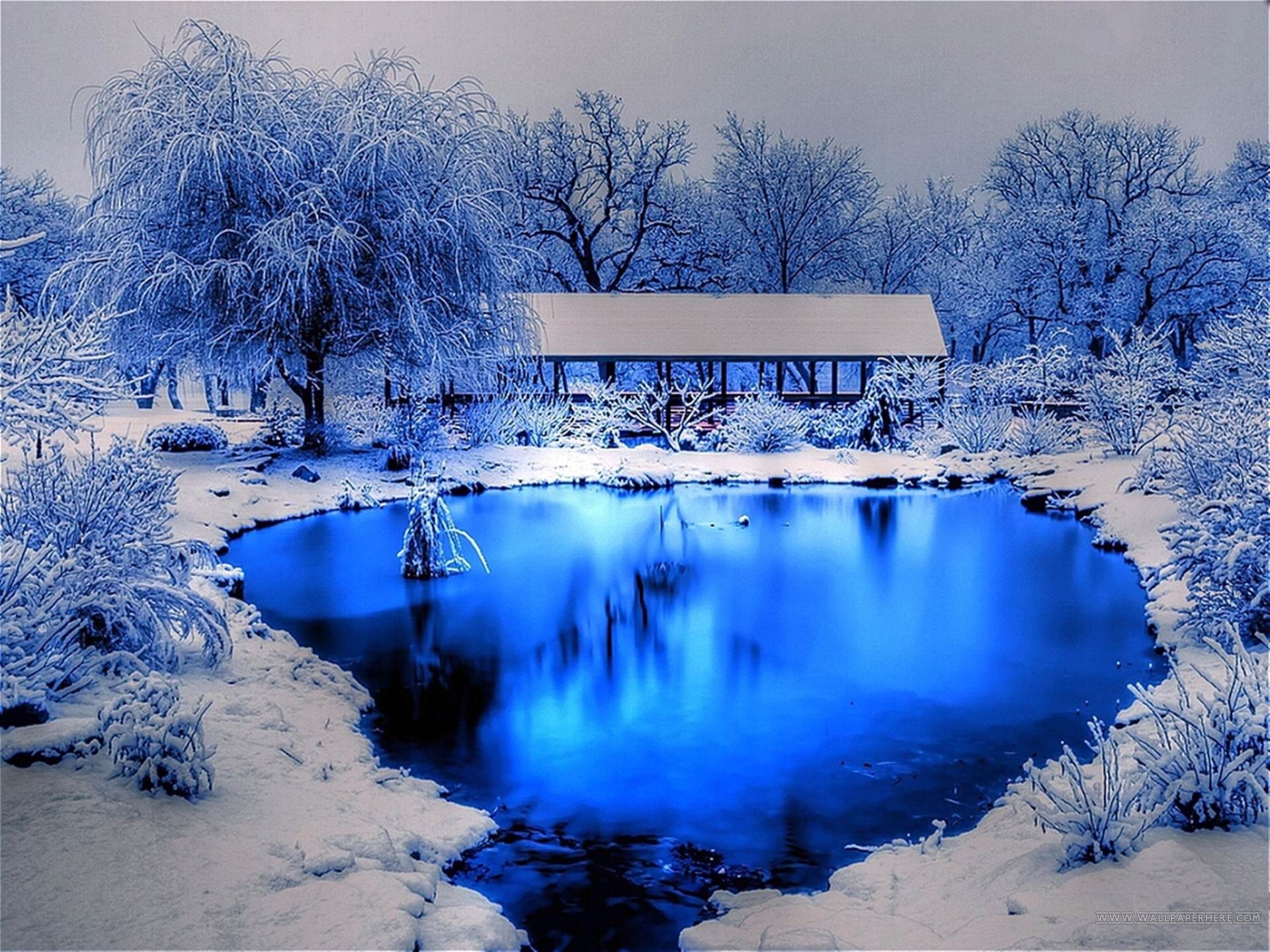 Blue Winter Lake Wallpapers - Wallpaper Cave