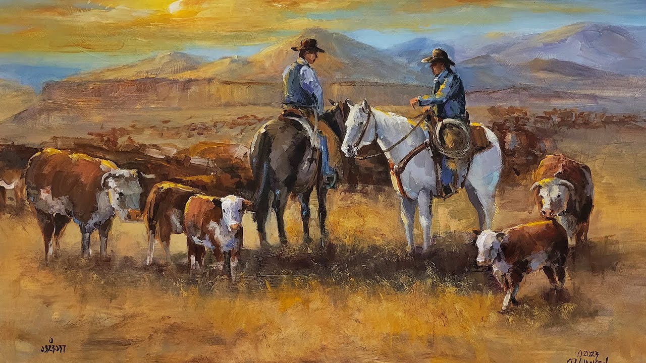 Oil Western Painting Wallpapers - Wallpaper Cave