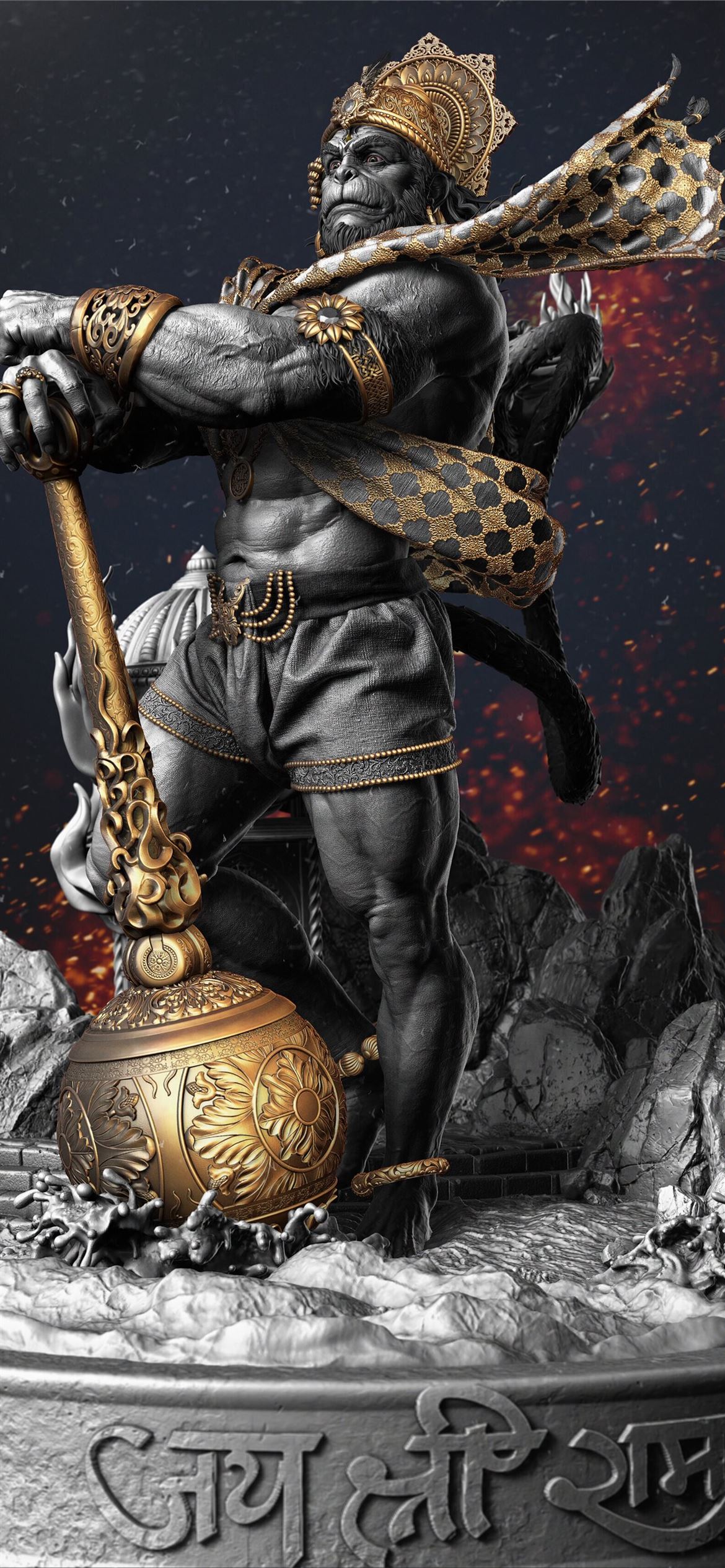 Lord Hanuman iPhone Wallpapers - Wallpaper Cave