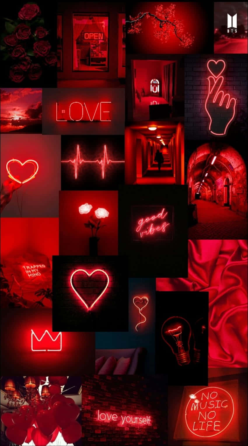 Red And Black Neon Wallpapers - Wallpaper Cave