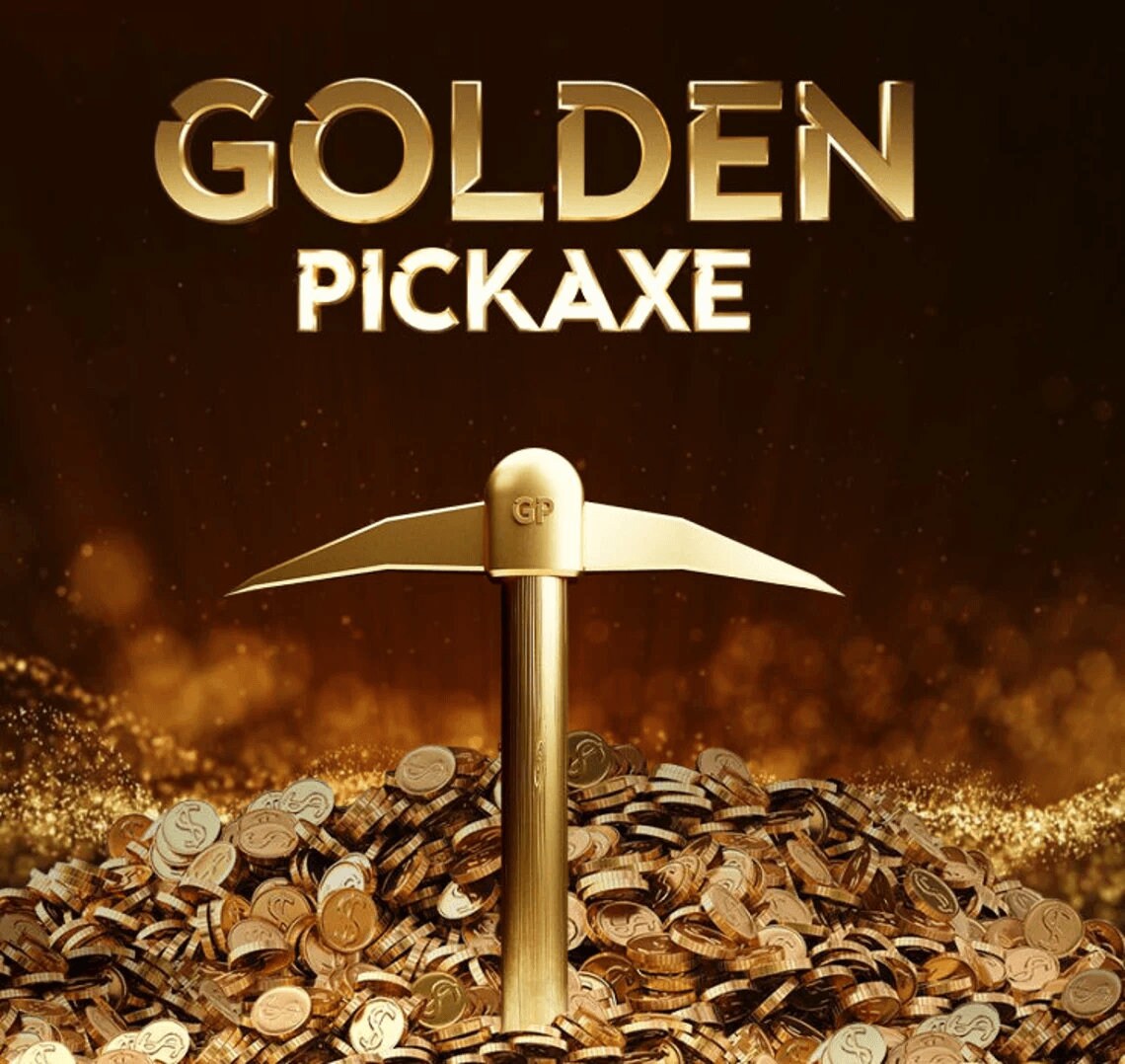 Golden Pickaxe Wallpapers - Wallpaper Cave