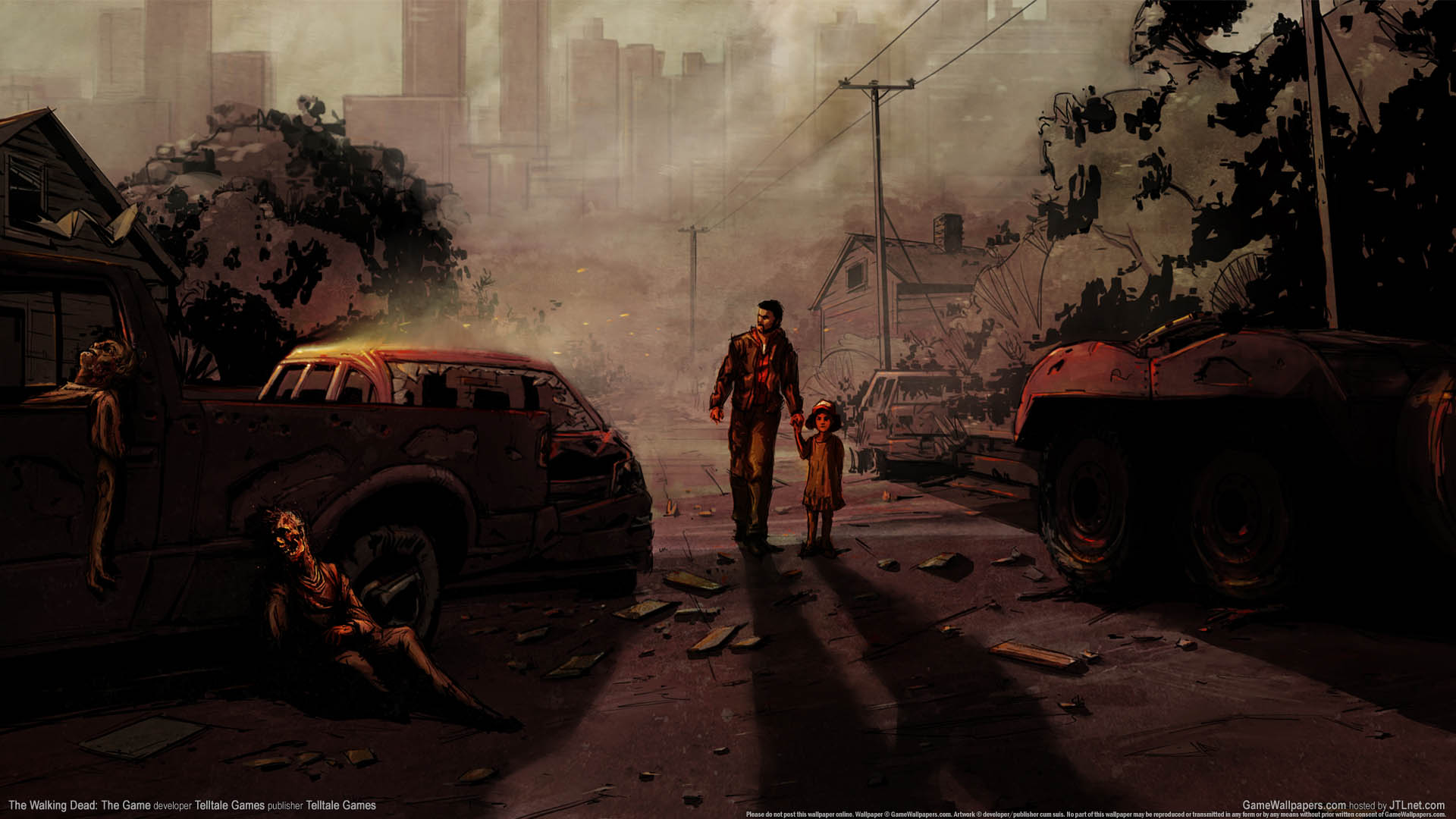 The Walking Dead Game Desktop Wallpapers - Wallpaper Cave