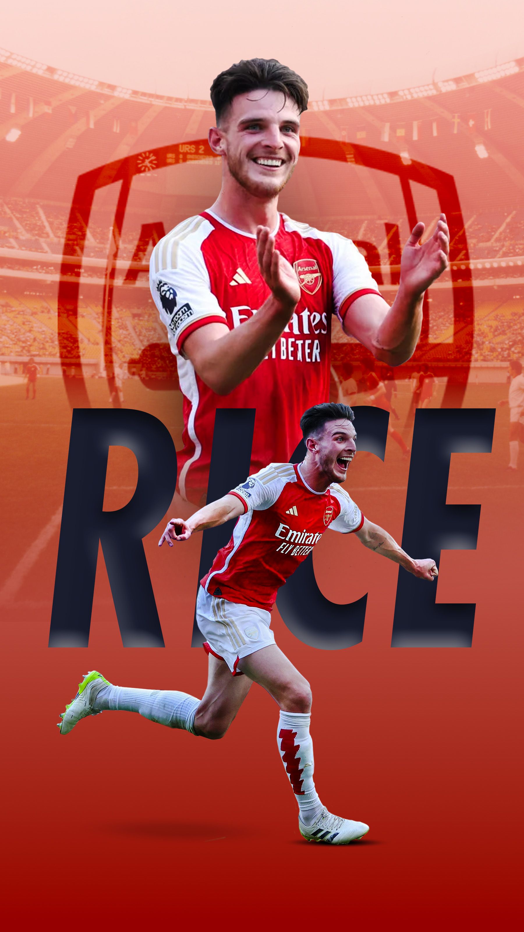 Declan Rice Arsenal Wallpapers - Wallpaper Cave