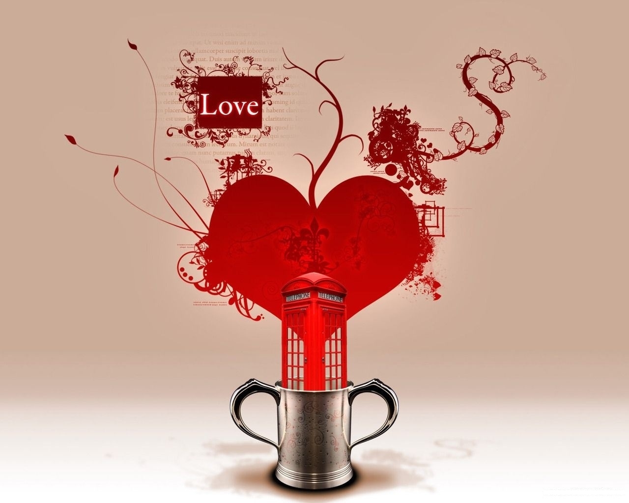 Valentine Abstract Wallpapers - Wallpaper Cave