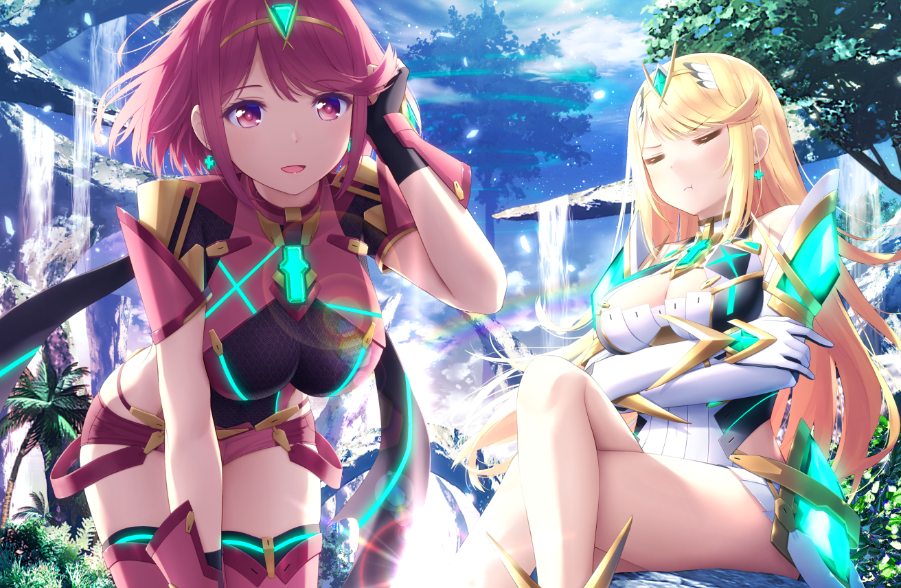 Pyra And Mythra Computer Wallpapers Wallpaper Cave