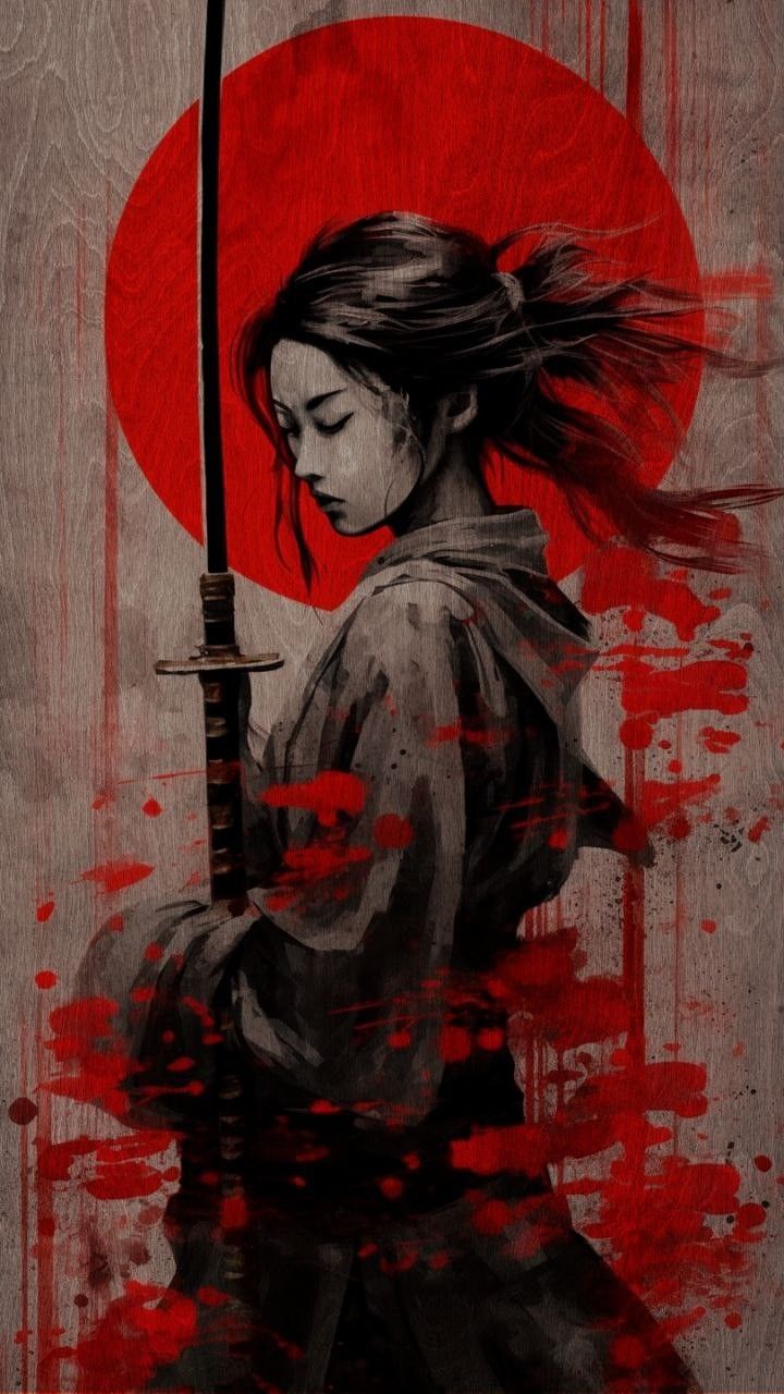 Samurai Girl iPhone Wallpapers - Wallpaper Cave
