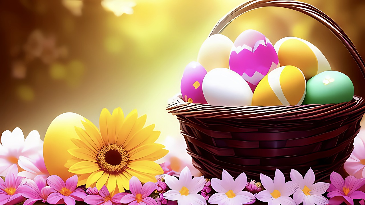 Easter Egg Basket Wallpapers - Wallpaper Cave