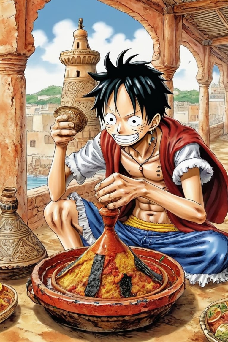Luffy Eating Wallpapers - Wallpaper Cave