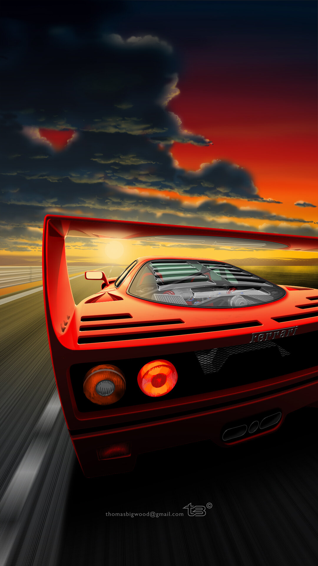 Ferrari F40 Phone Wallpapers - Wallpaper Cave