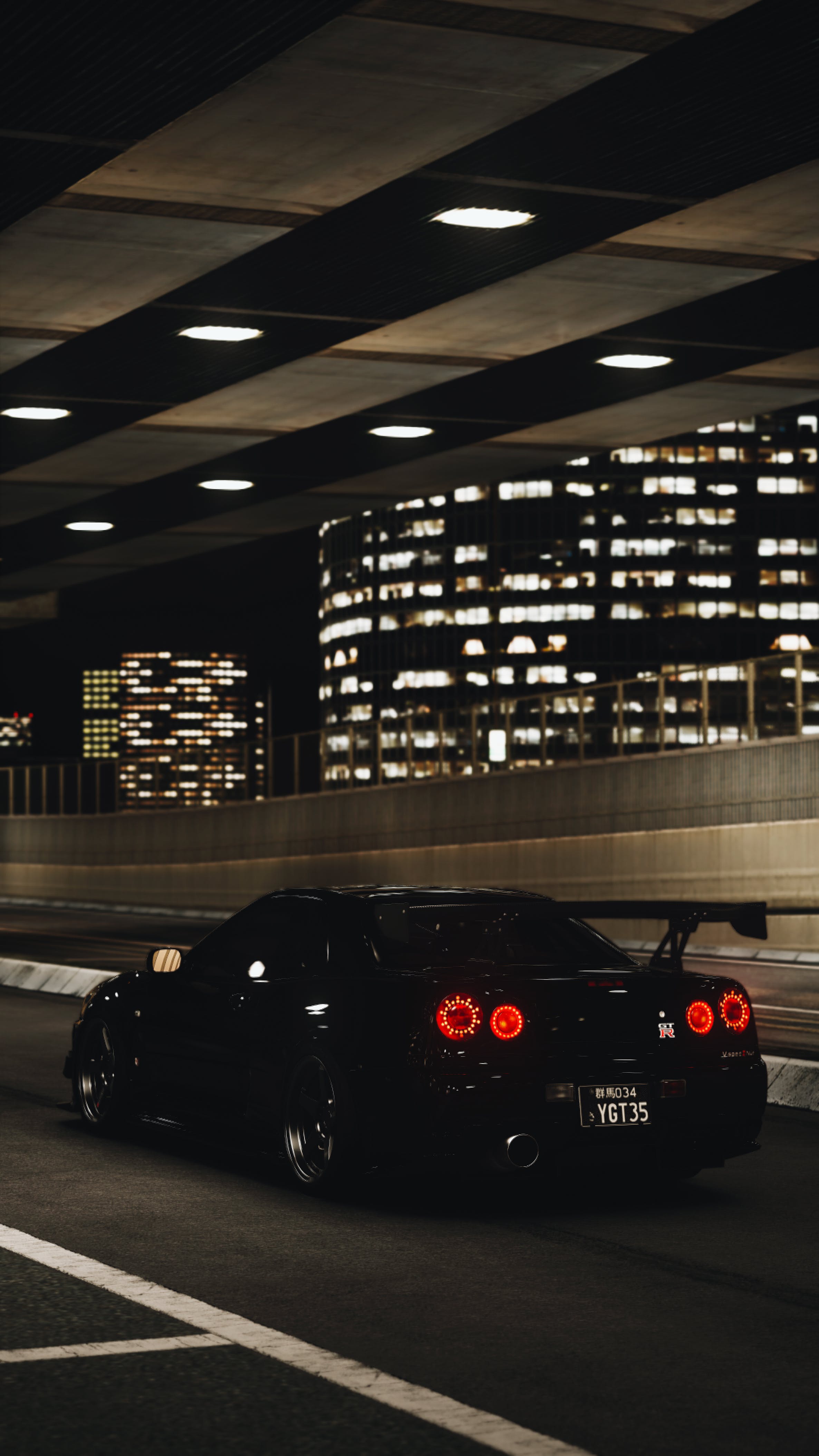Nissan Skyline GT-R R34 Black Wallpapers - Wallpaper Cave