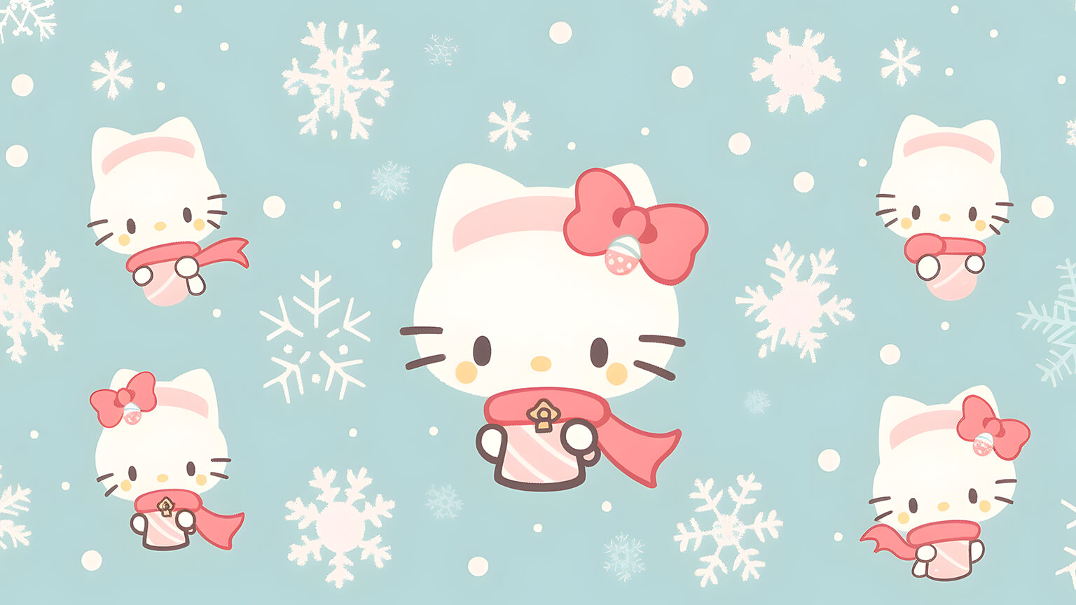 Christmas Sanrio Laptop Wallpapers - Wallpaper Cave