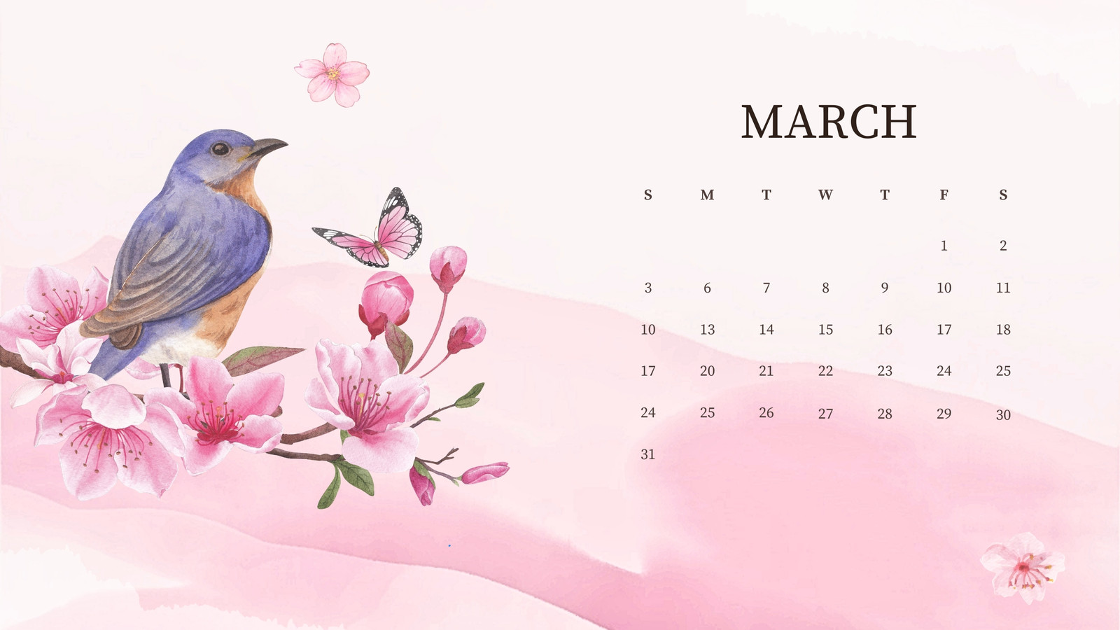 March 2024 Calendar Wallpapers - Wallpaper Cave