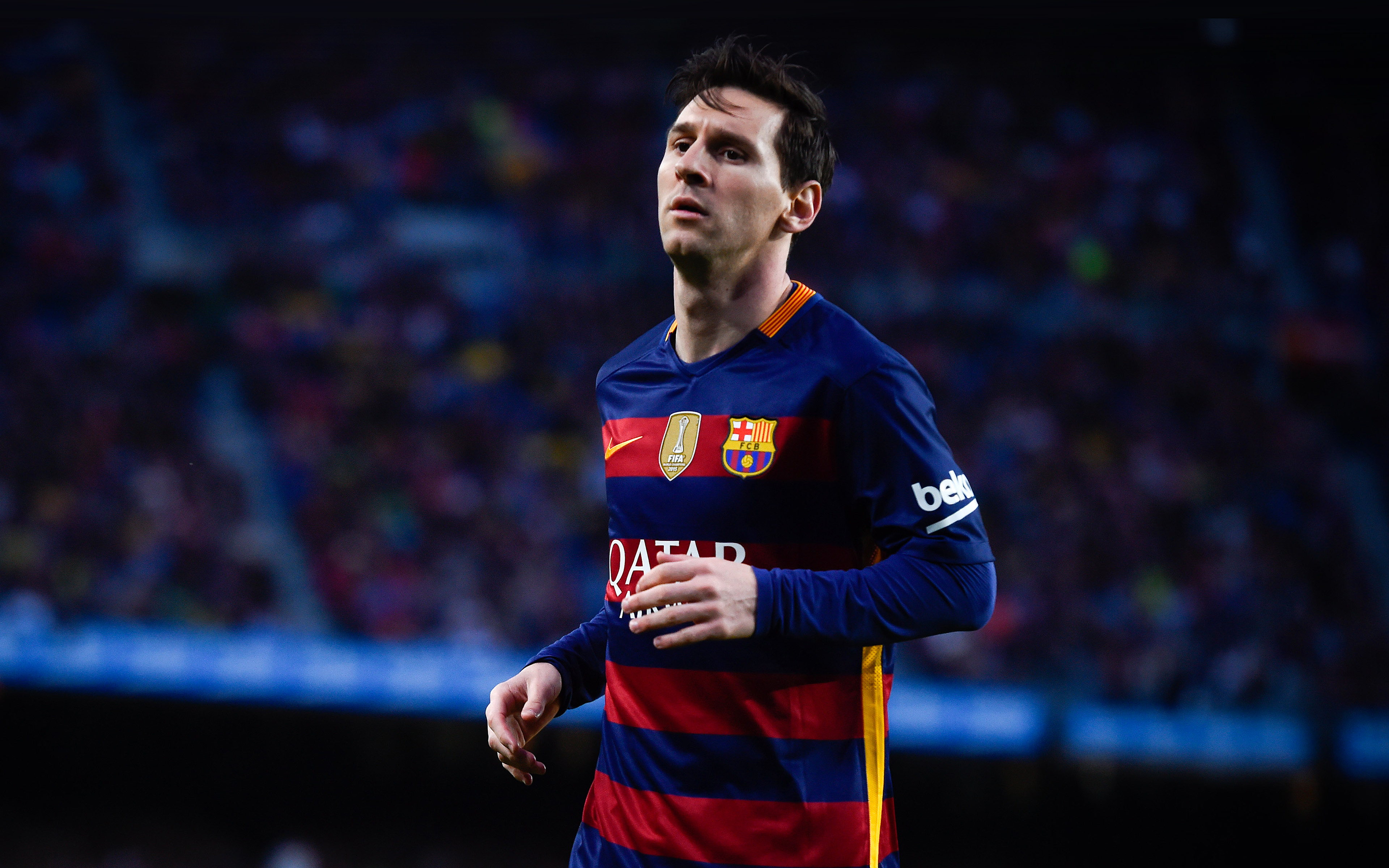 Lionel Messi Barca 4k Ultra Hd Wallpaper Background Image 3840x2400 Fc