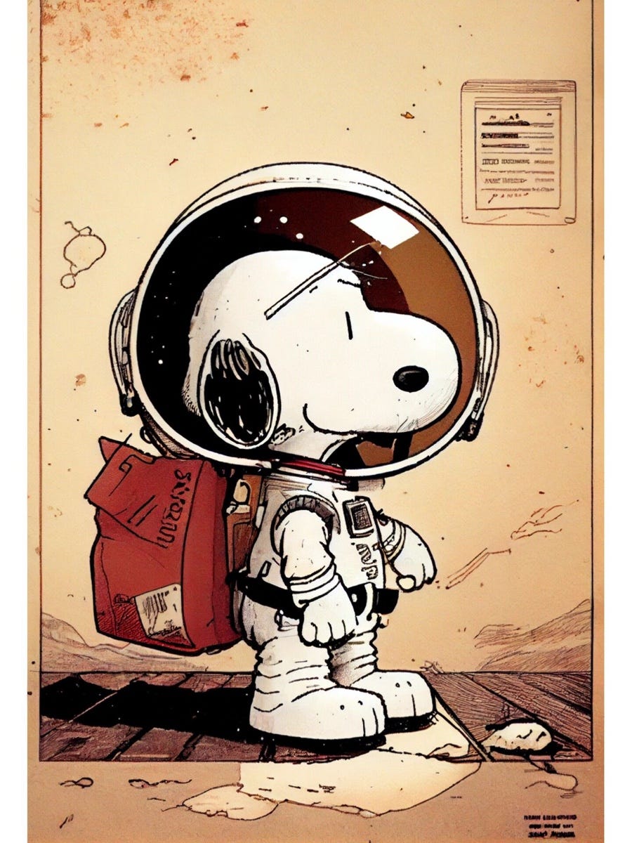 Snoopy Astronaut Phone Wallpapers - Wallpaper Cave