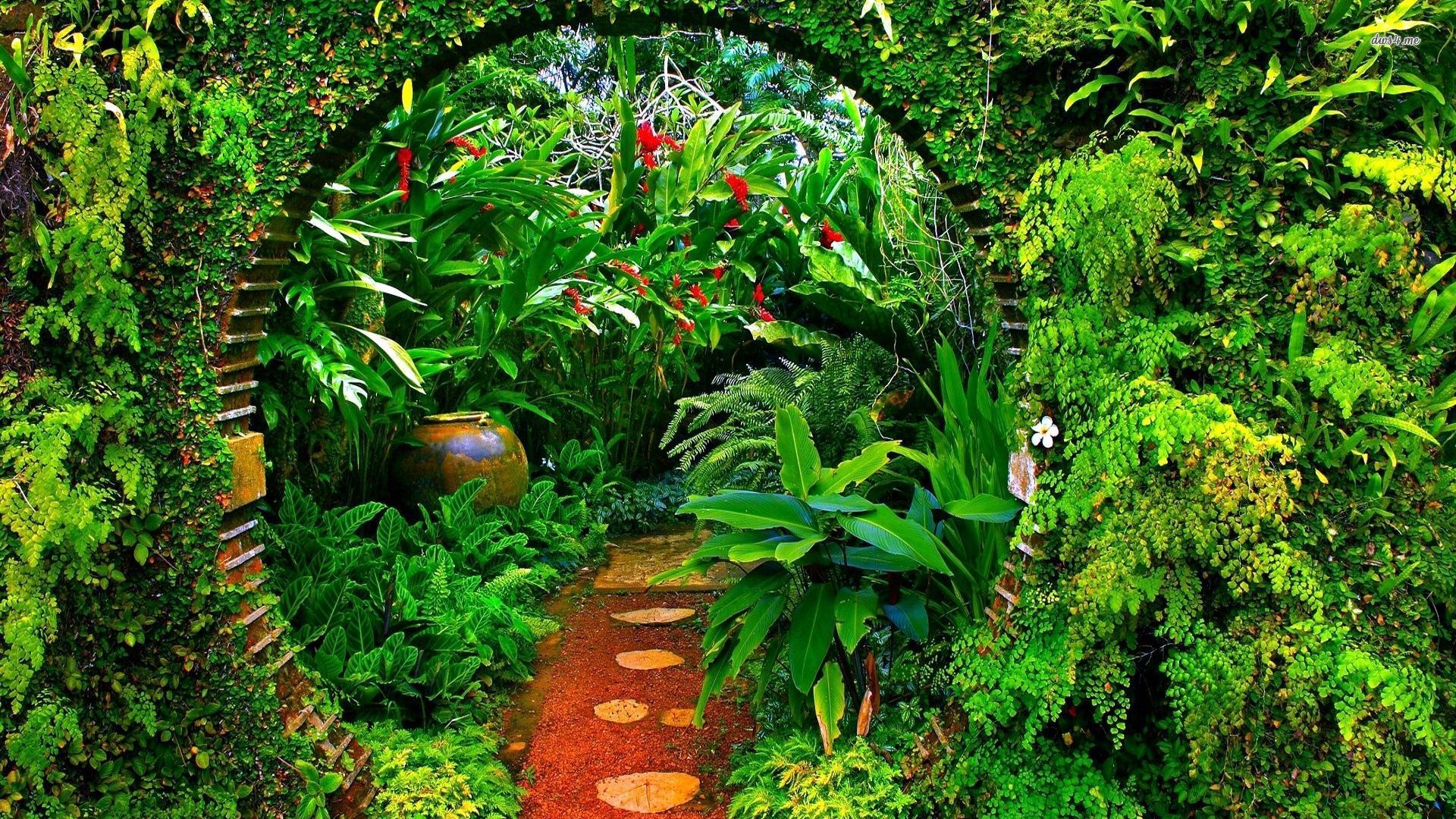 Tropical Garden Wallpapers - Wallpaper Cave