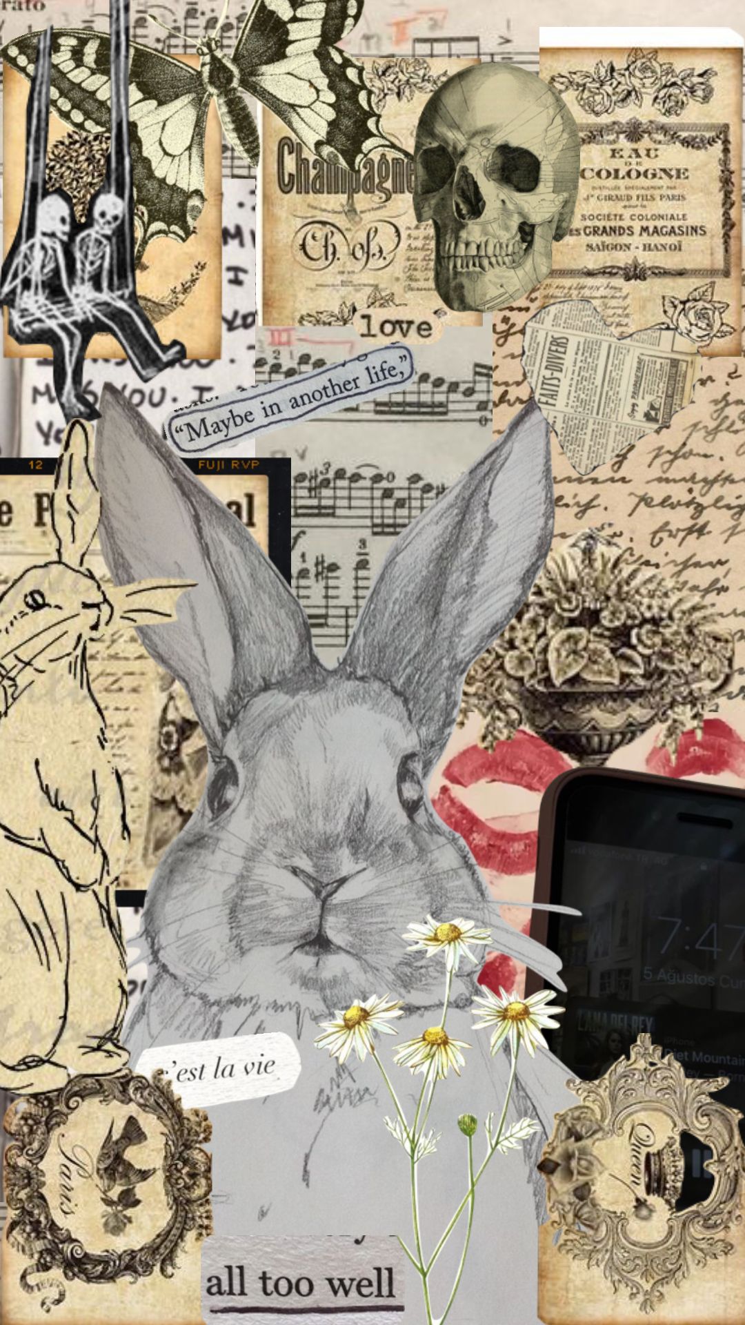 Bunny Collage Wallpapers - Wallpaper Cave