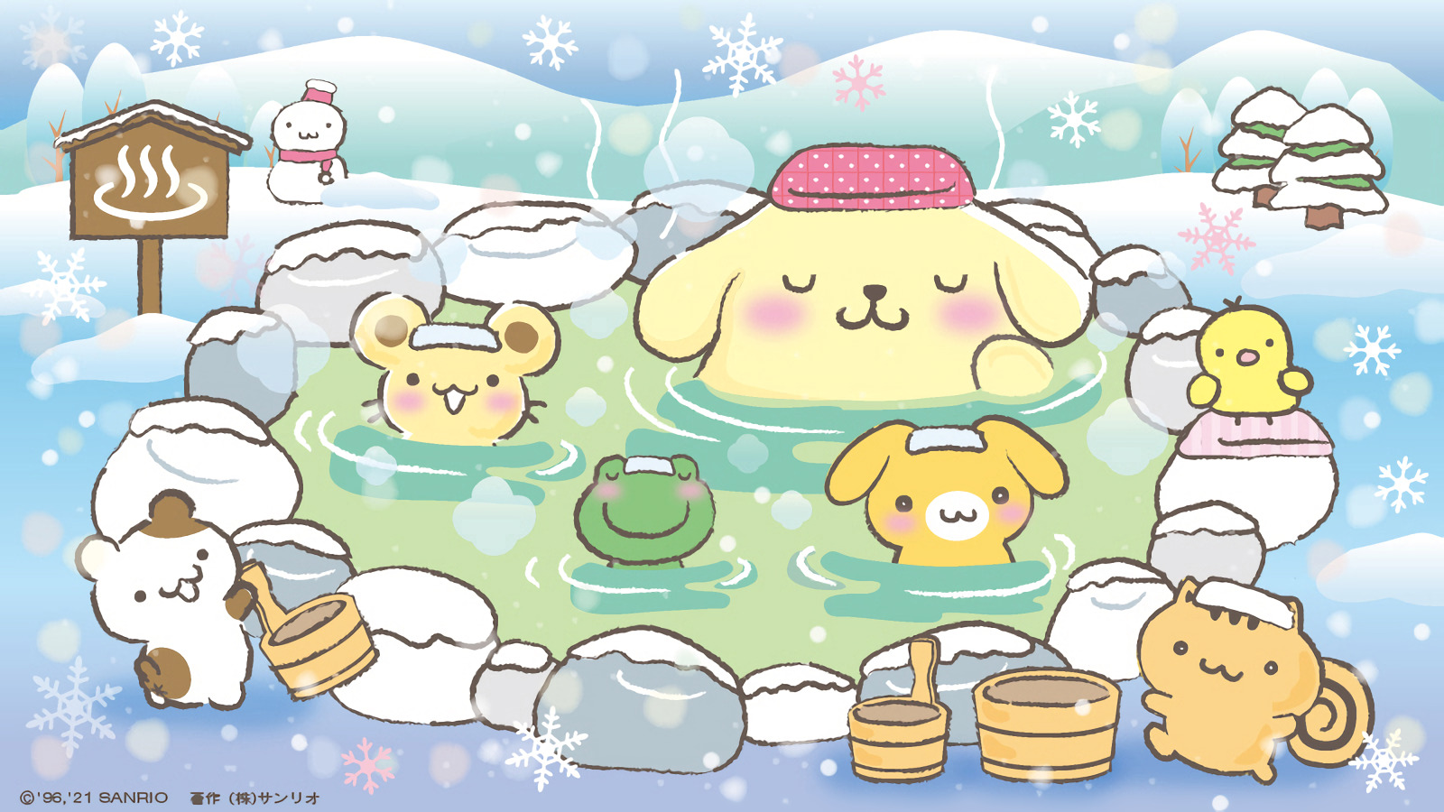 Winter Sanrio Desktop Wallpapers - Wallpaper Cave