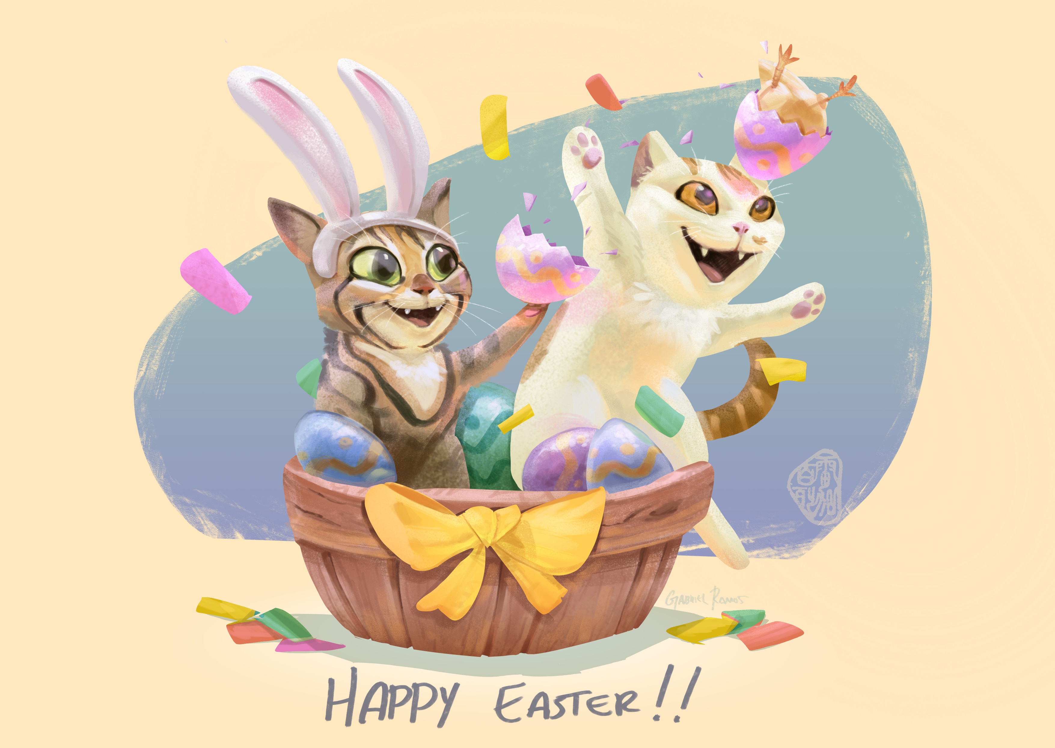 Happy Easter Cat Wallpapers - Wallpaper Cave Happy Easter Cat Wallpapers - Wallpaper Cave